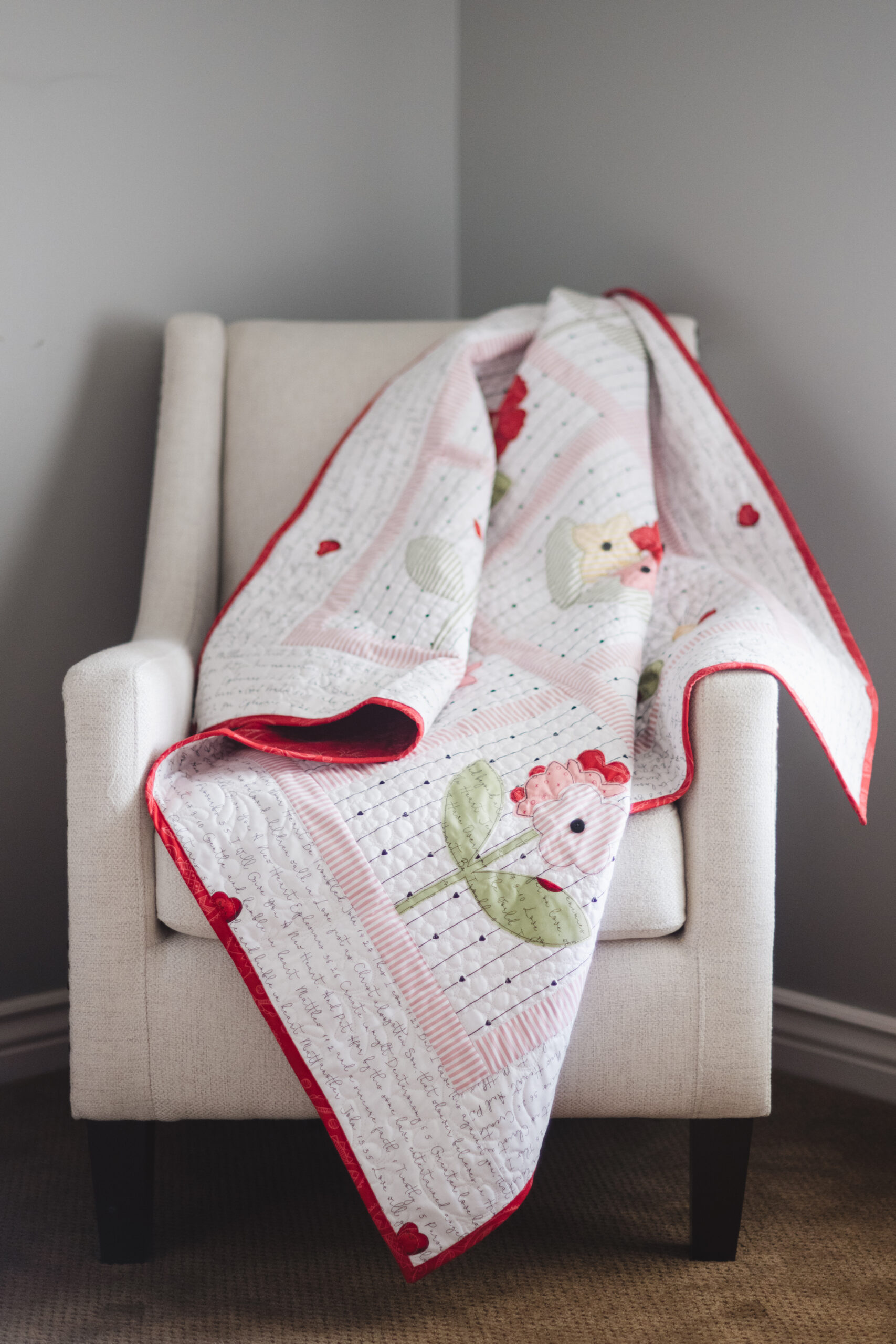 Two Free Valentine's Quilt Patterns with All My Heart