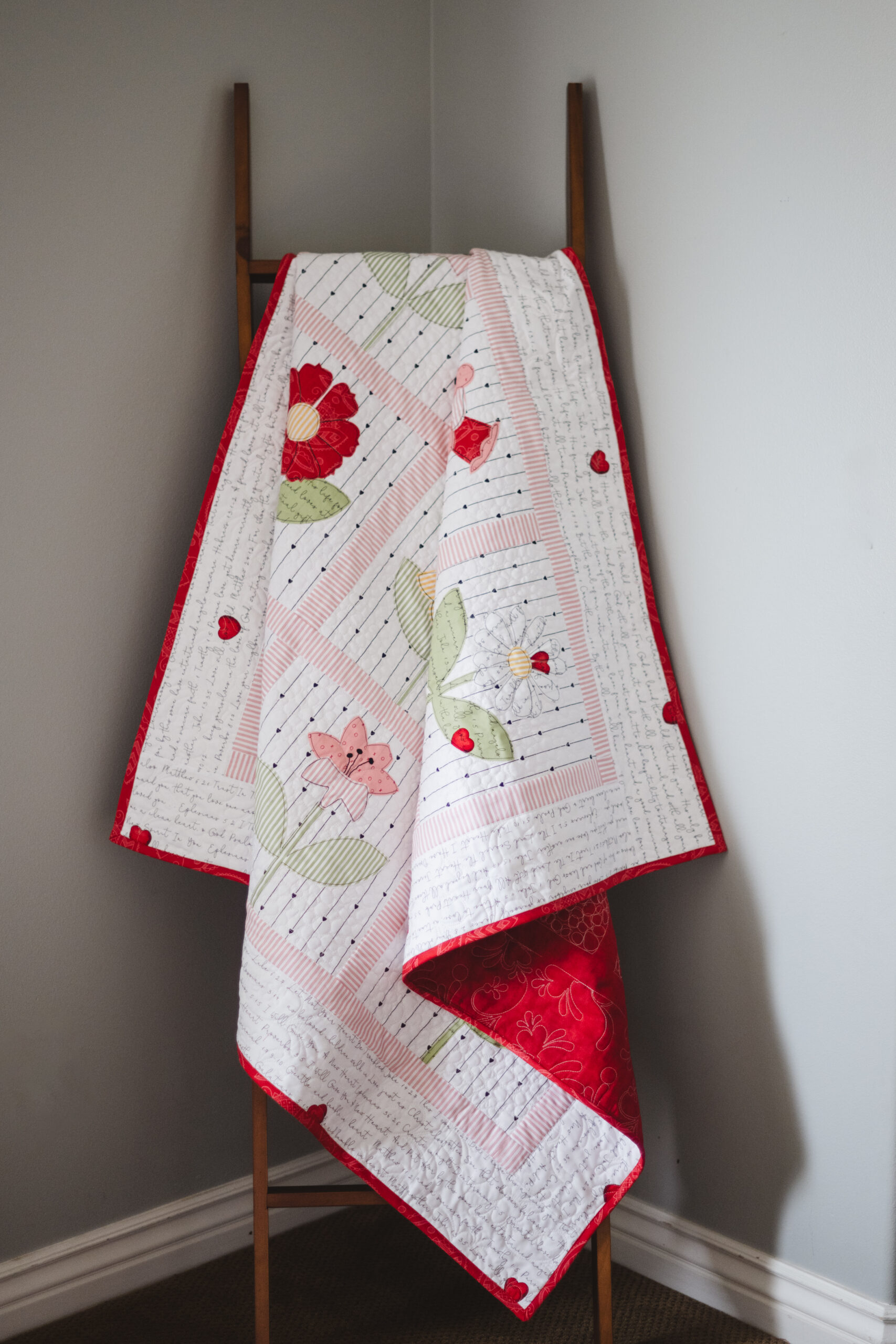 Two Free Valentine's Quilt Patterns with All My Heart