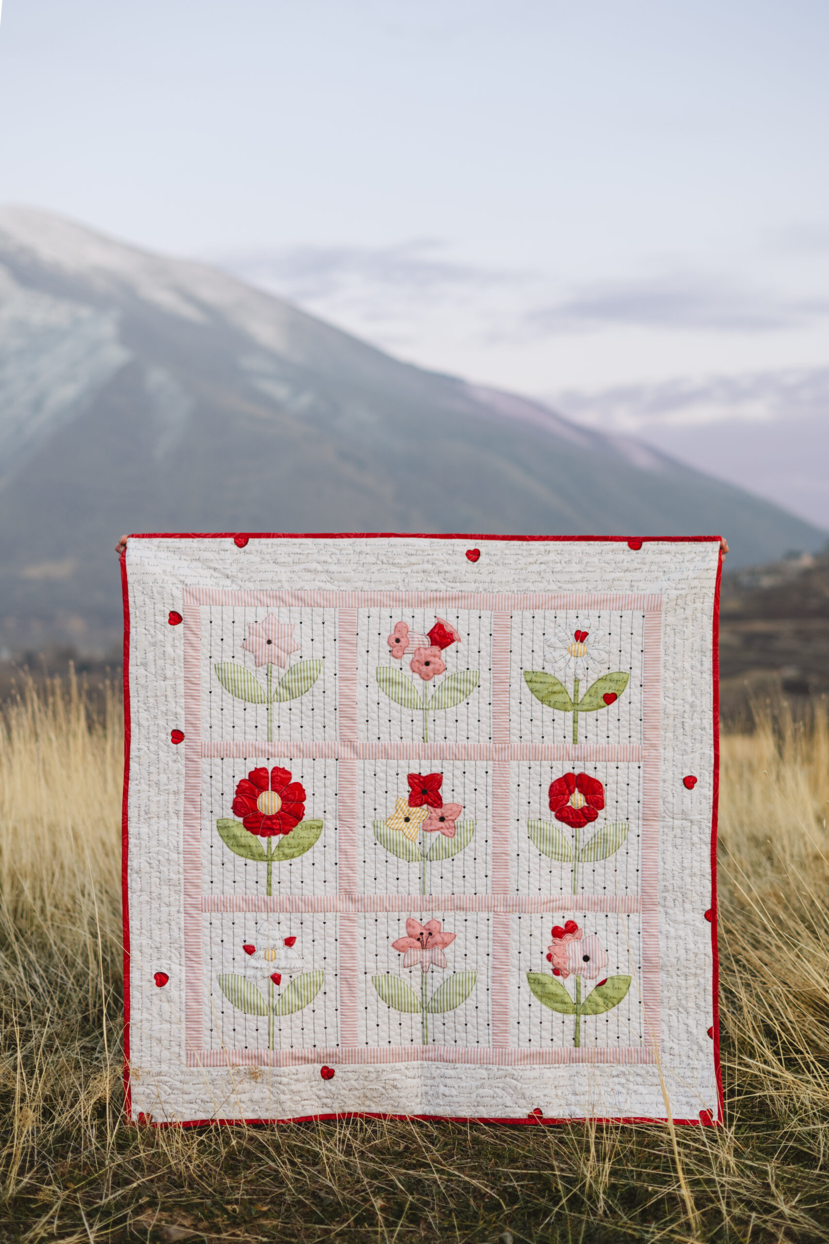 Two Free Valentine's Quilt Patterns with All My Heart