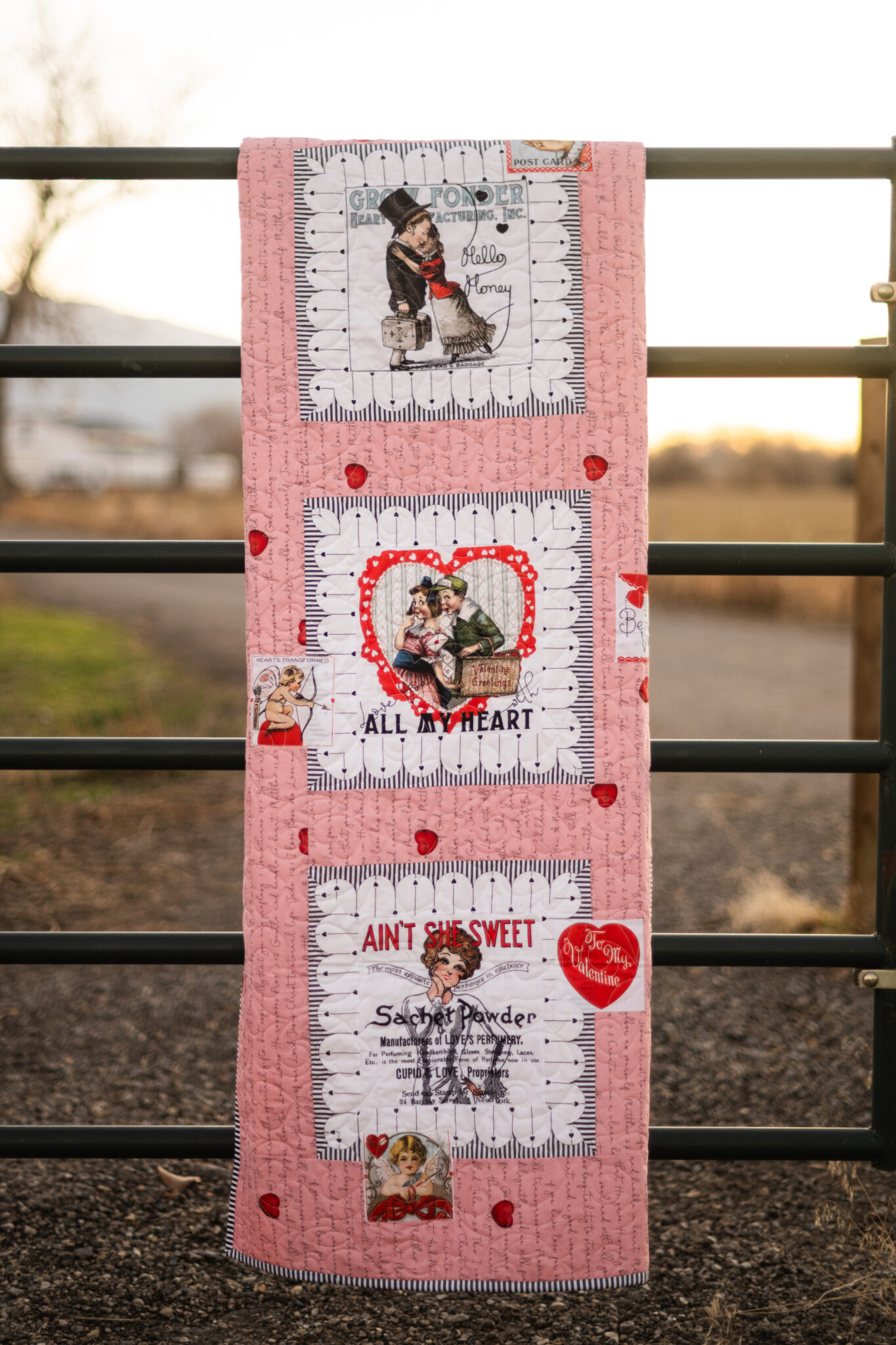 Two Free Valentine's Quilt Patterns with All My Heart