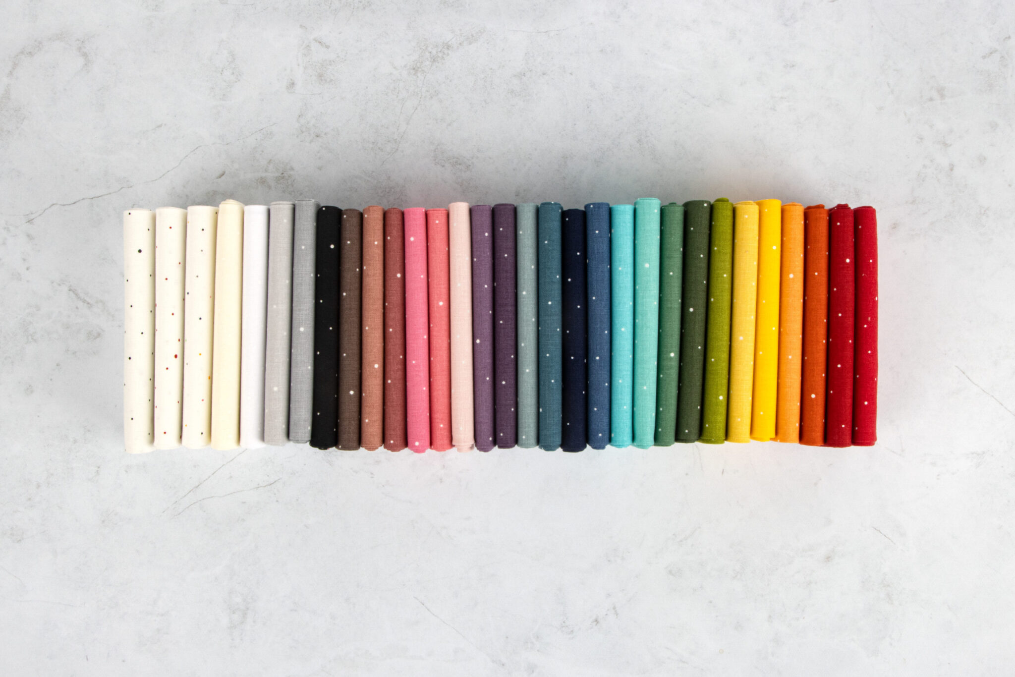 RBD Basics - Dapple Dot & the Rainbow Tiles Quilt