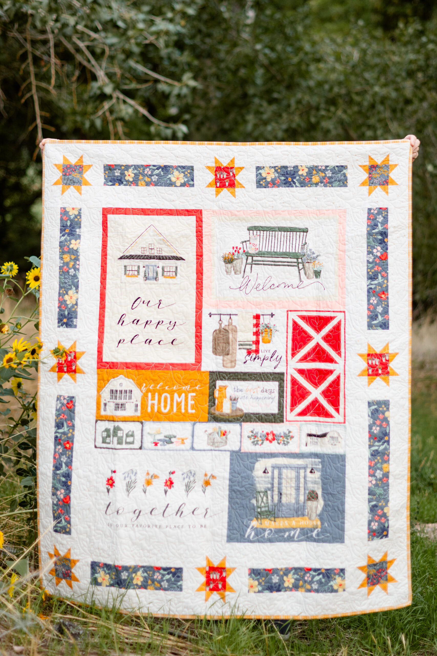 Quilt Roundup - Panel Quilts, Free Patterns, & Keepsake Box Quilt Kits