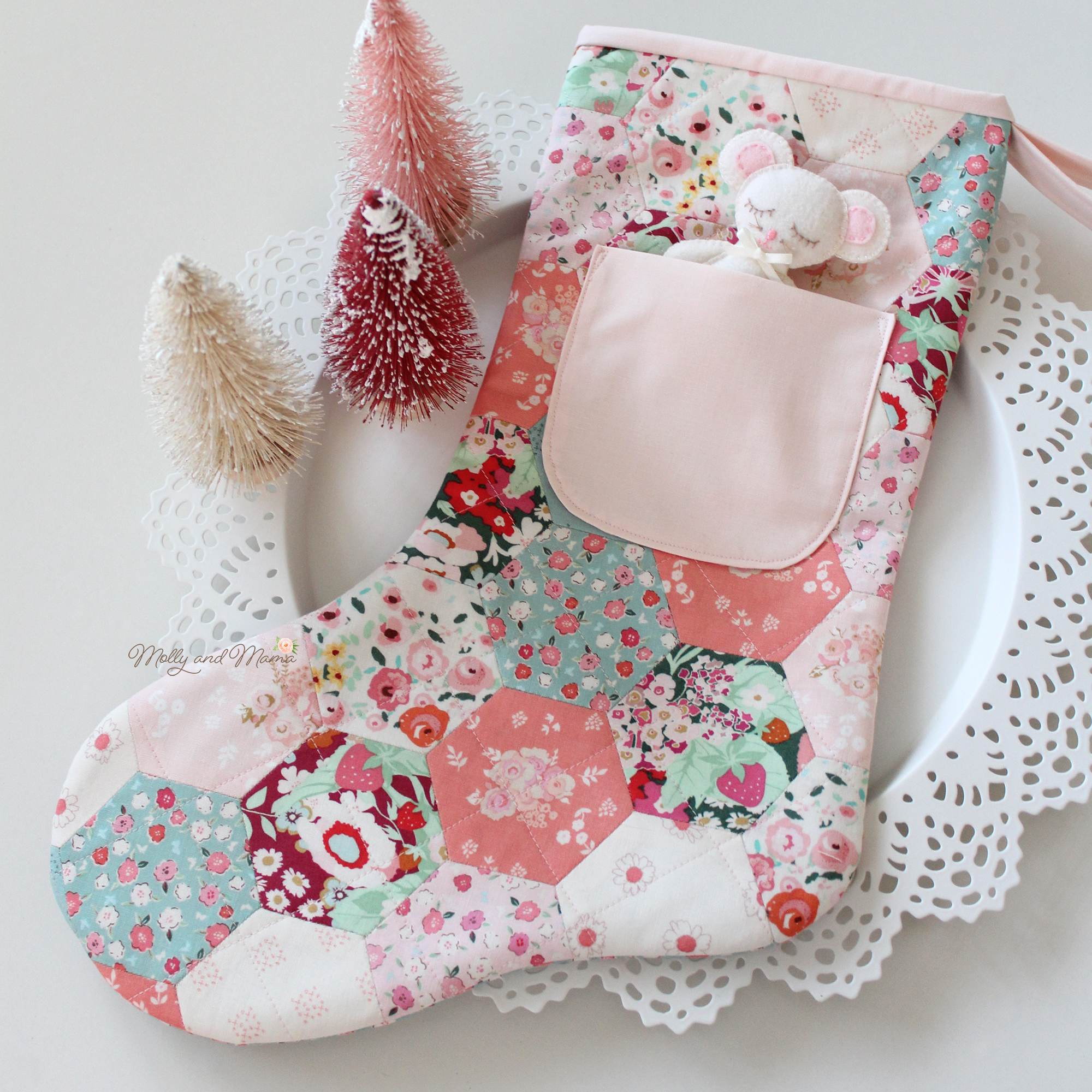 Night Before Christmas Stocking featuring EPP and In the Afterglow