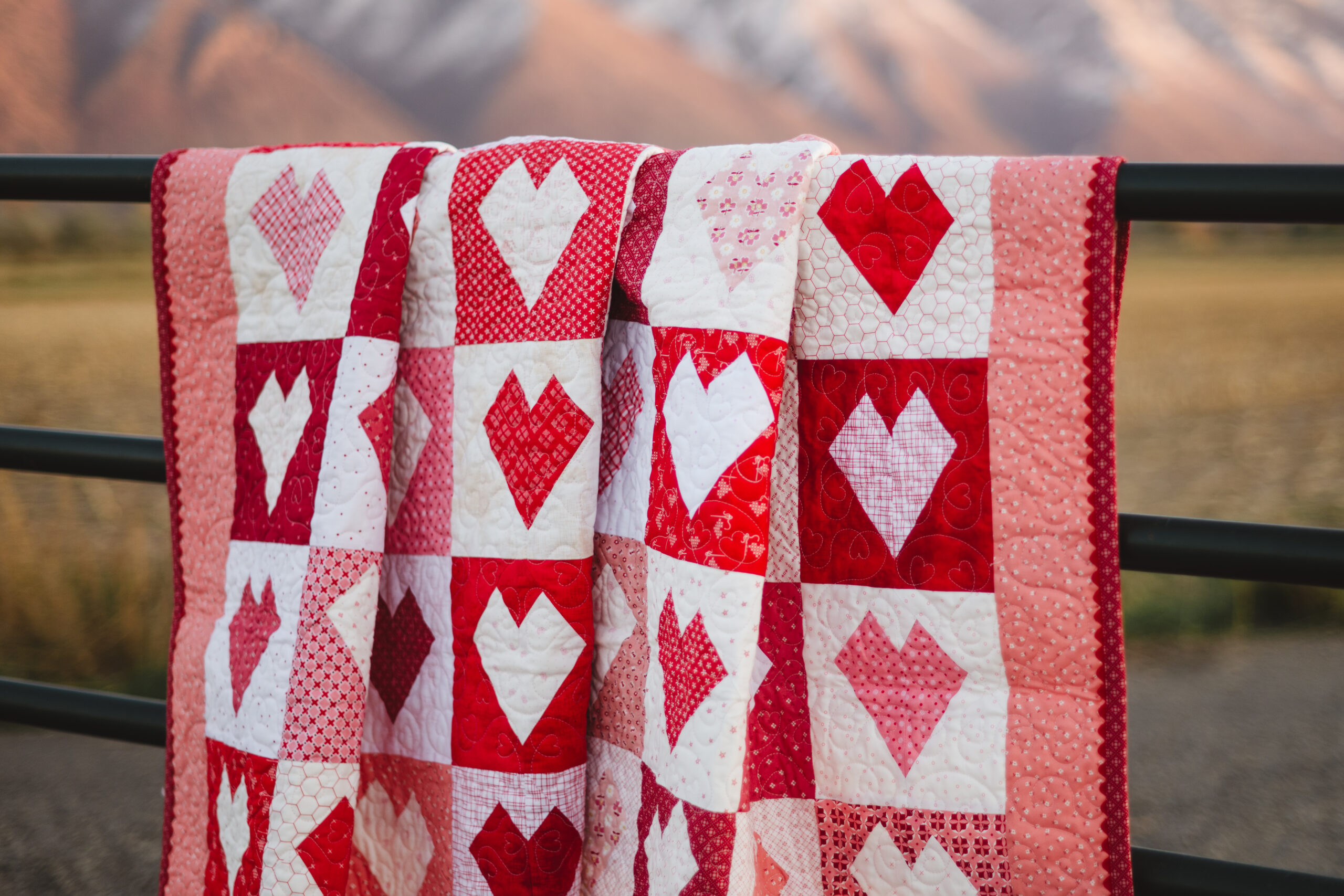 Paper Hearts Valentine Quilt by Lori Holt