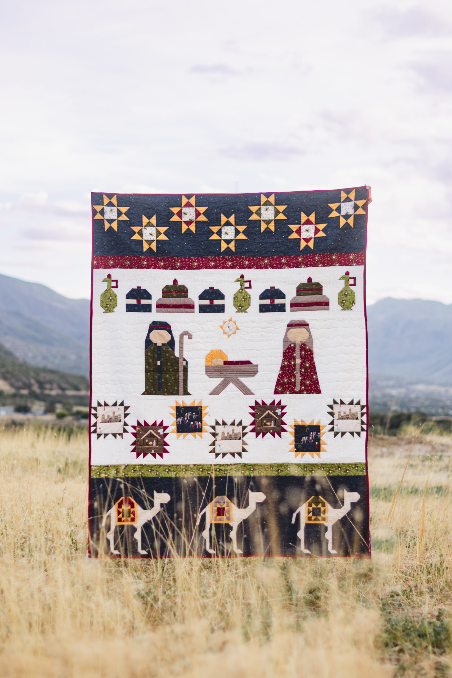 The Greatest Gift Quilt & Tree Skirt with Silent Night