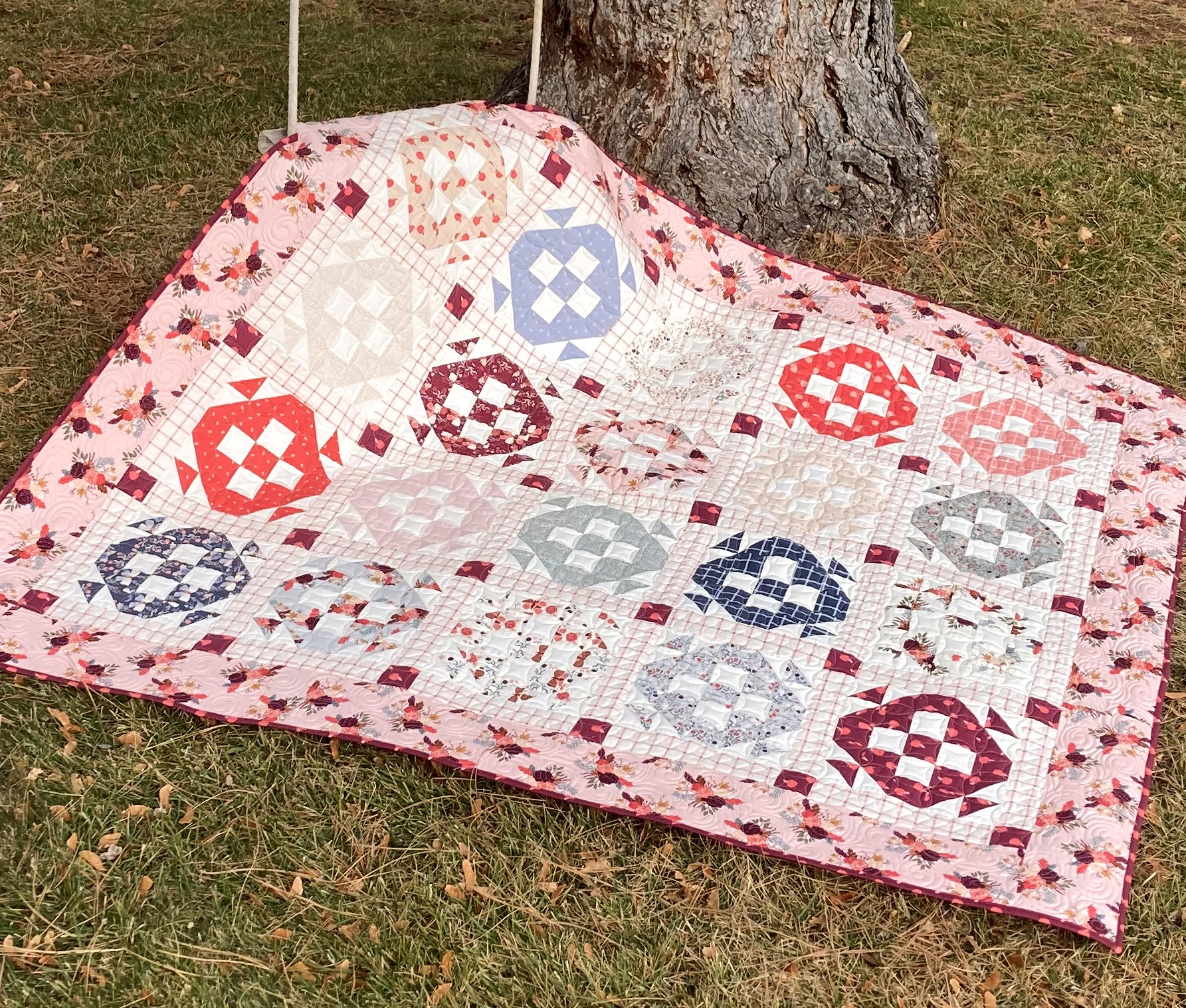 Sundown in the Garden Quilt Featuring Sweetbriar + Free PDF Pattern