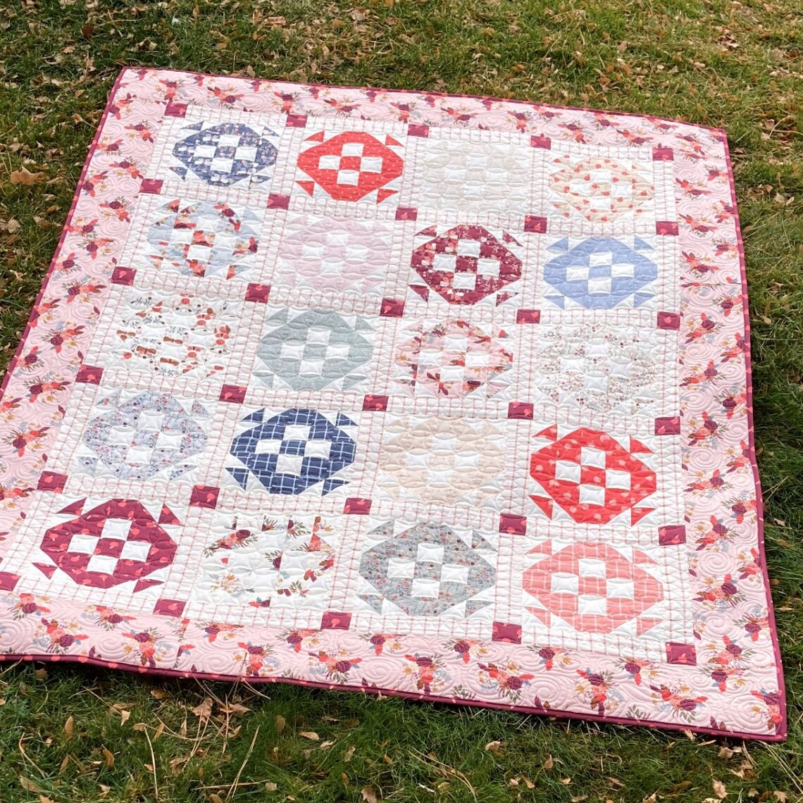 Sundown in the Garden Quilt Featuring Sweetbriar + Free PDF Pattern
