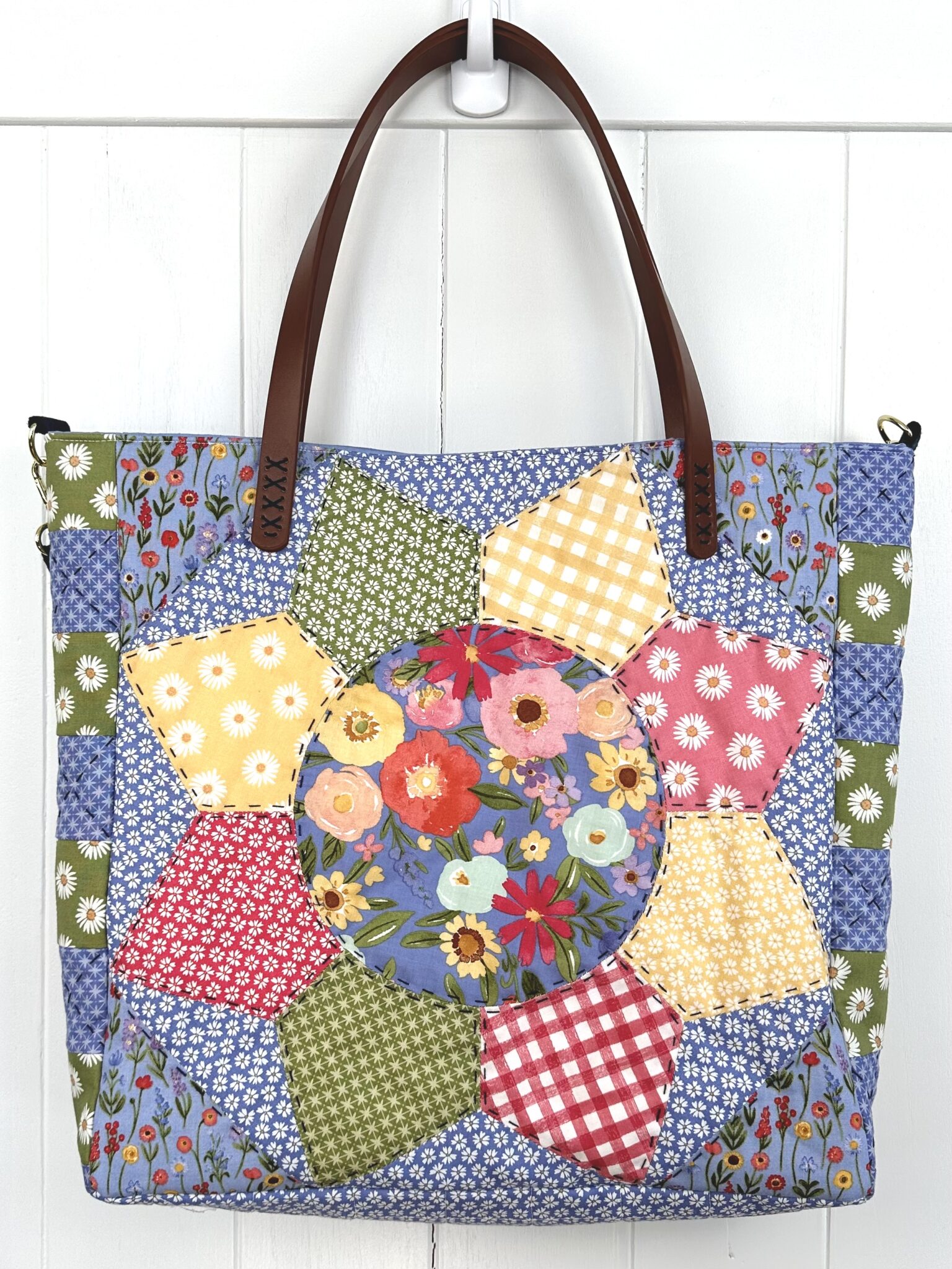 Flora No. 6 - An EPP Sisu Tote Bag Project