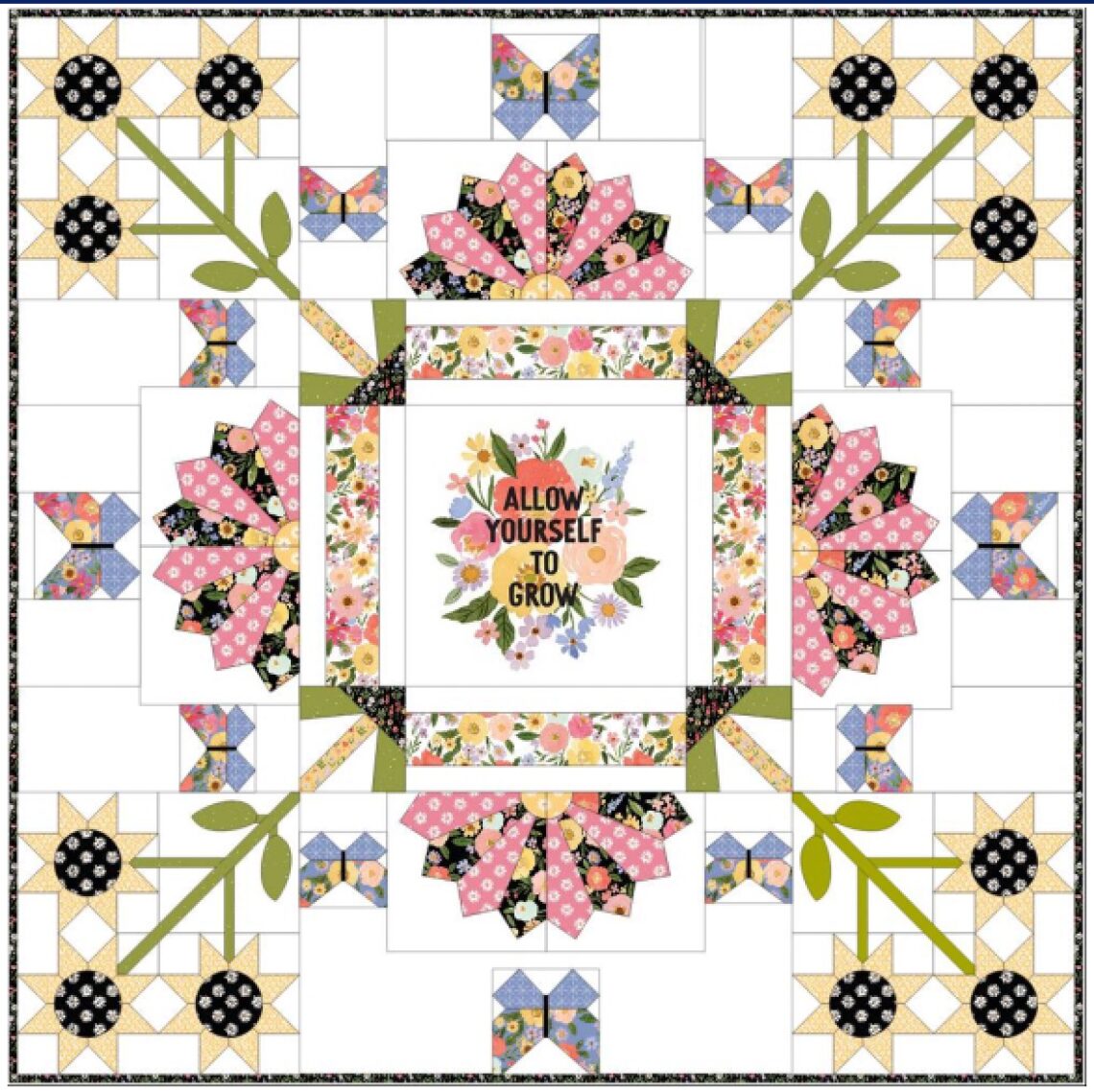 A Modern Medallion Quilt With Flora No. 6 & How to Plan Your Own