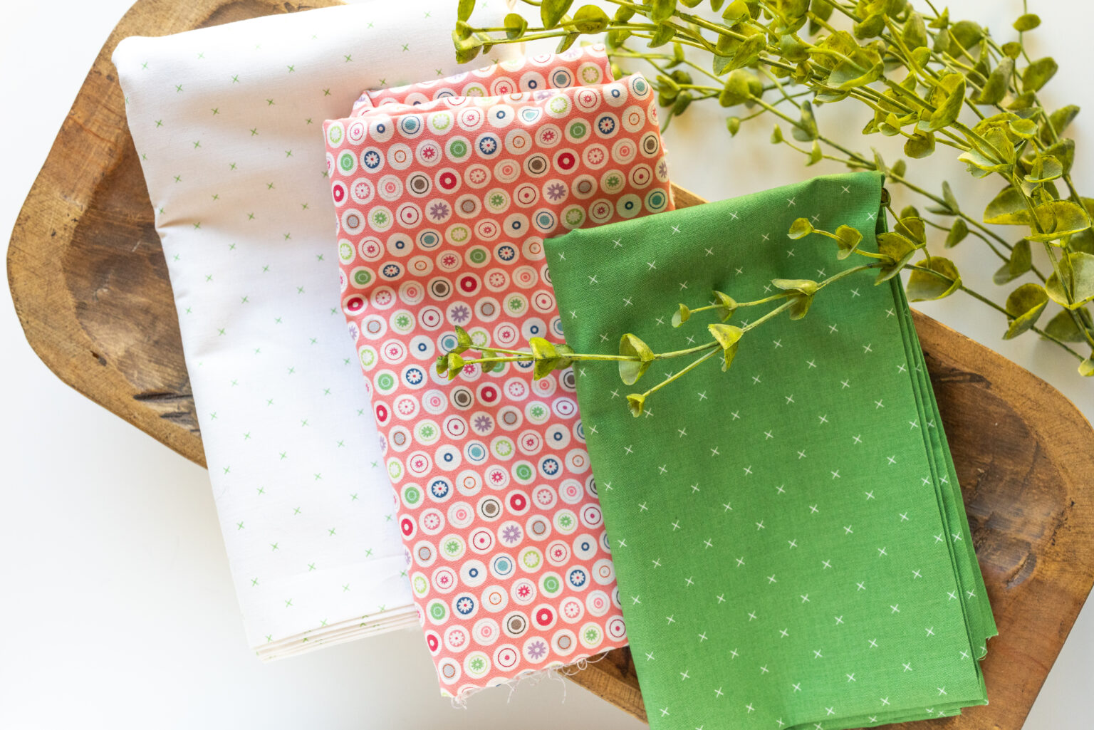 Quilted Patchwork Duffle with Bee Dots & RBD Basics