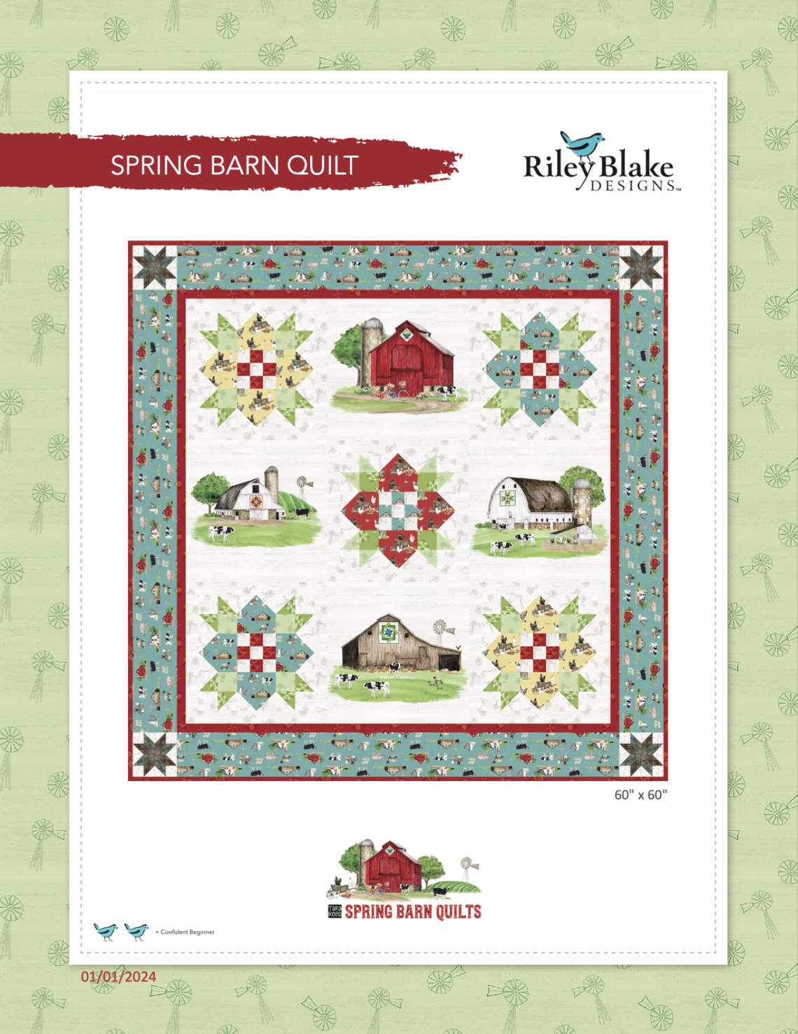 Spring Barn Quilts by Tara Reed