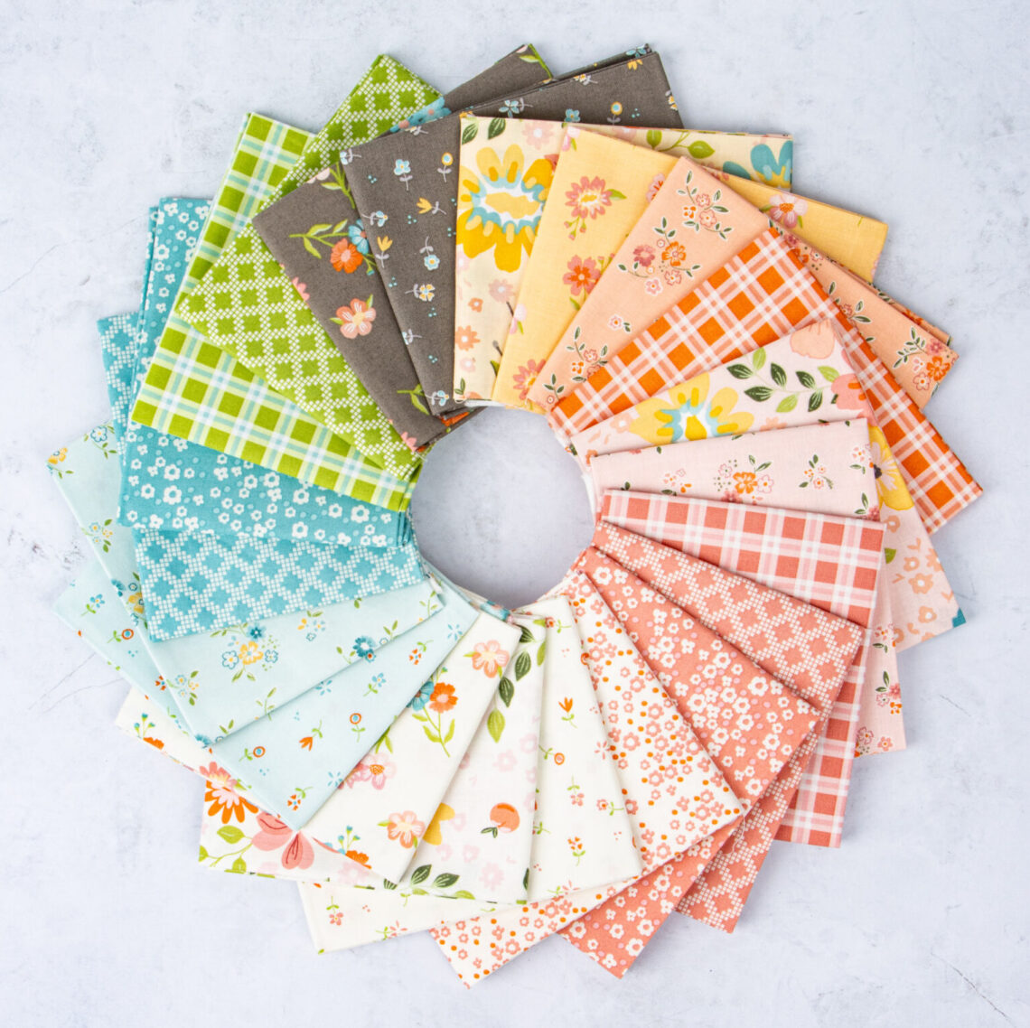 The Aftershock Quilt with Spring's in Town