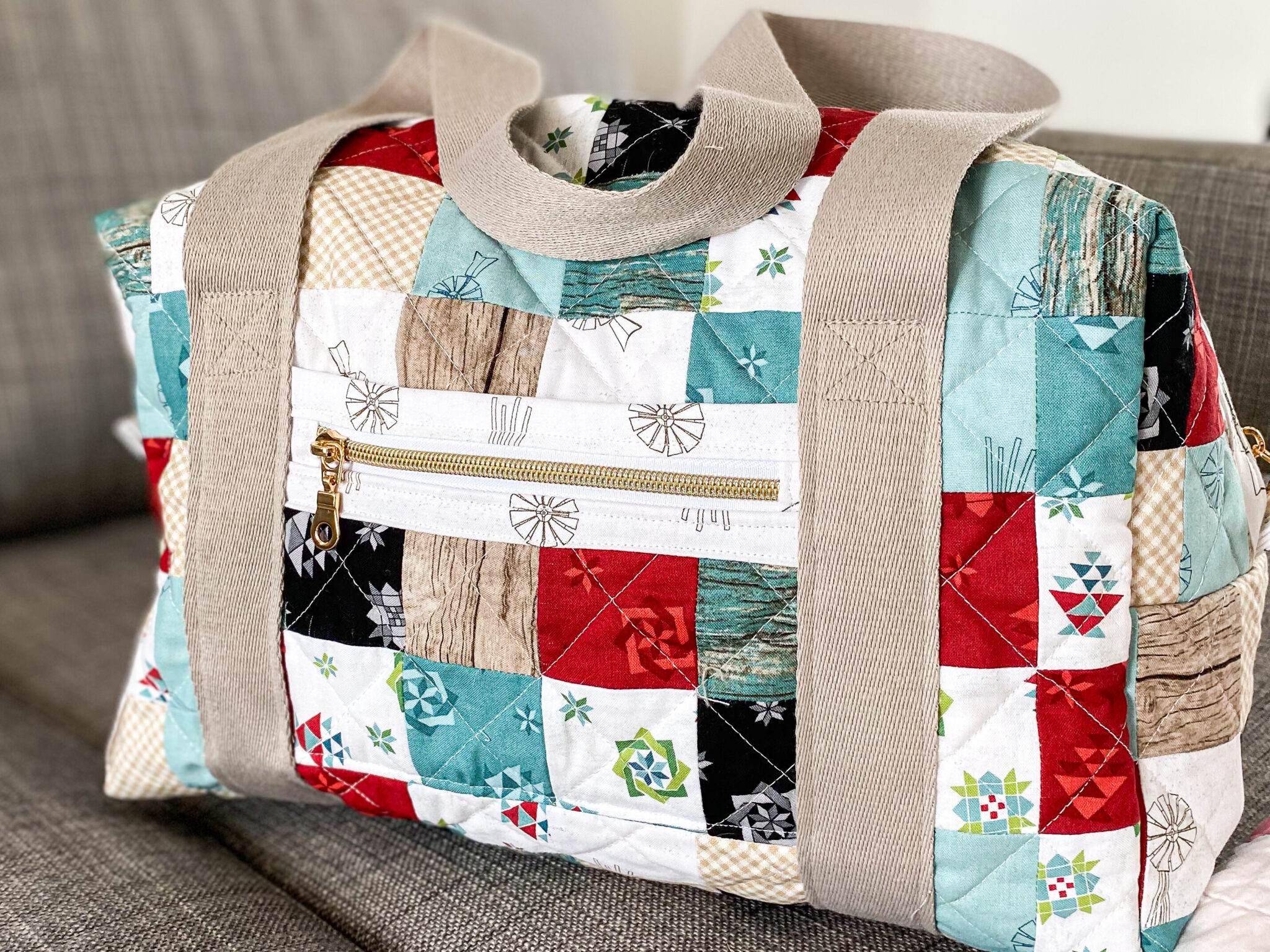 Spring Barn Quilts and a Patchwork Project