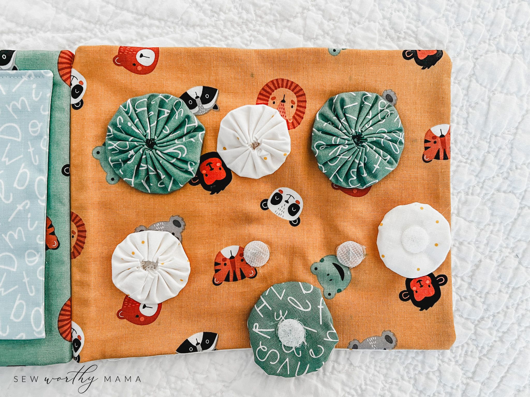 How to Make a Baby Soft Book with Alphabet Zoo