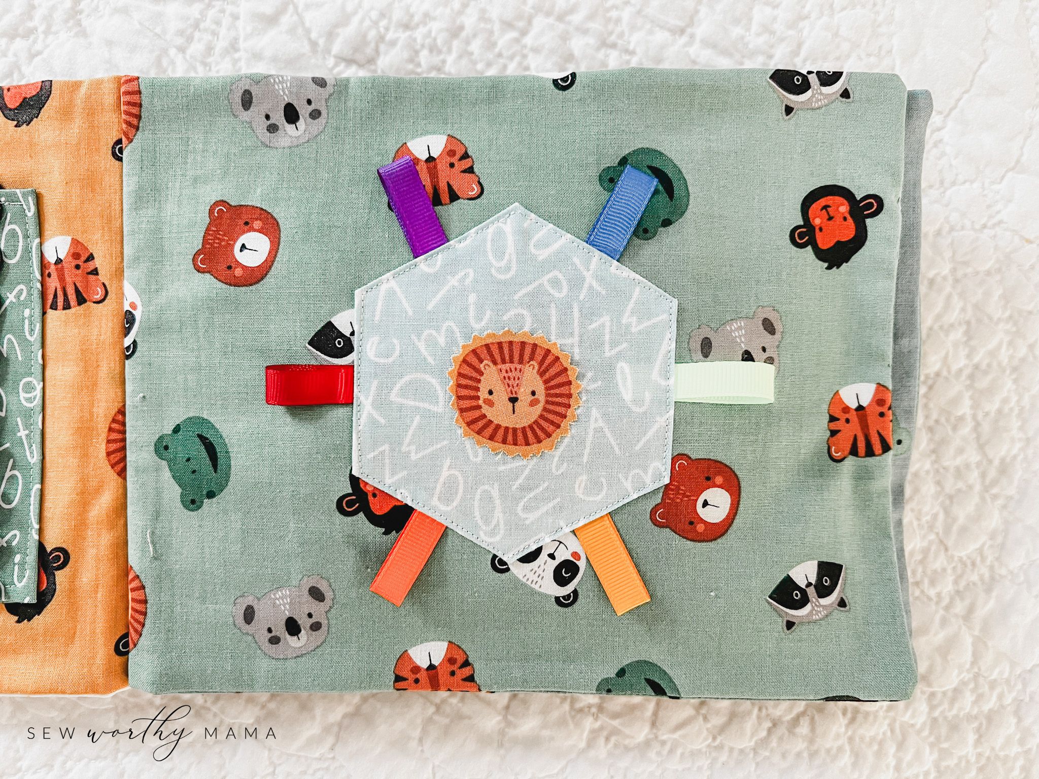 How to Make a Baby Soft Book with Alphabet Zoo