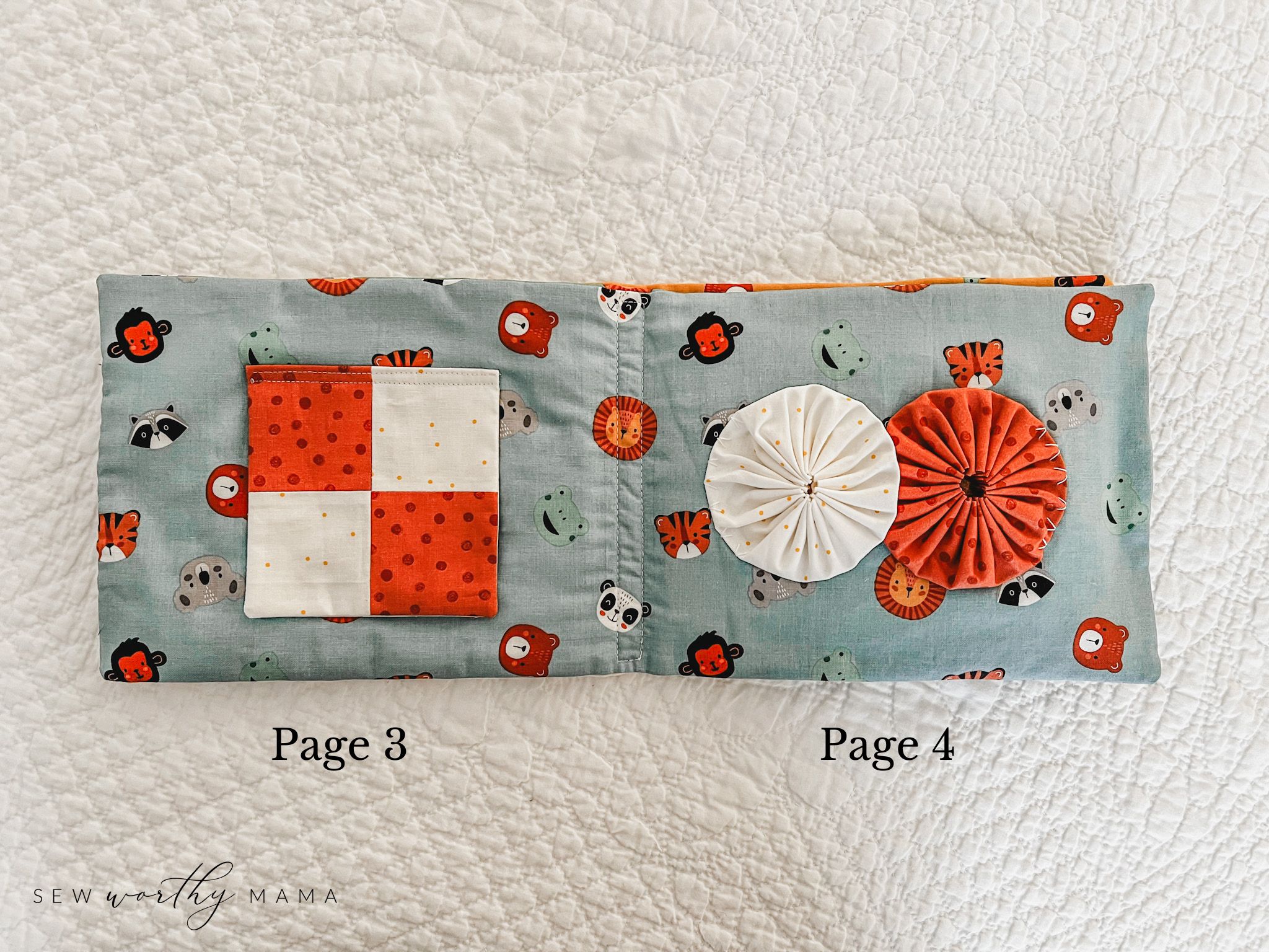 How to Make a Baby Soft Book with Alphabet Zoo