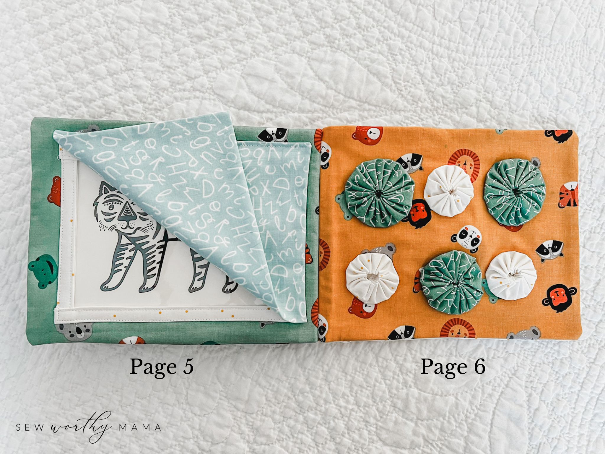 How to Make a Baby Soft Book with Alphabet Zoo