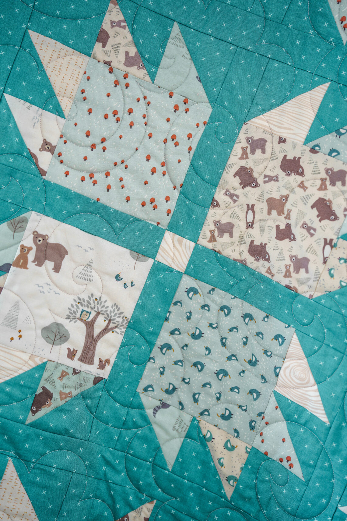 Elmer & Eloise Bear Paw Quilt