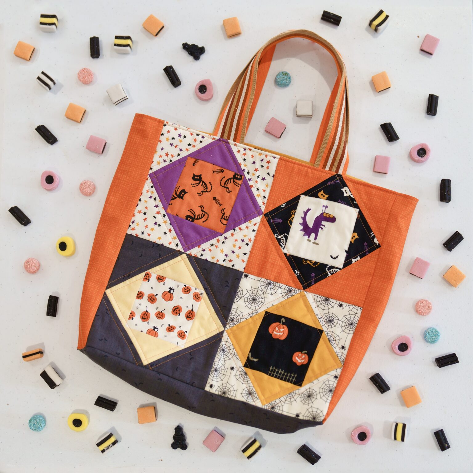 Trick-or-treat in style with Beggar’s Night tote bags