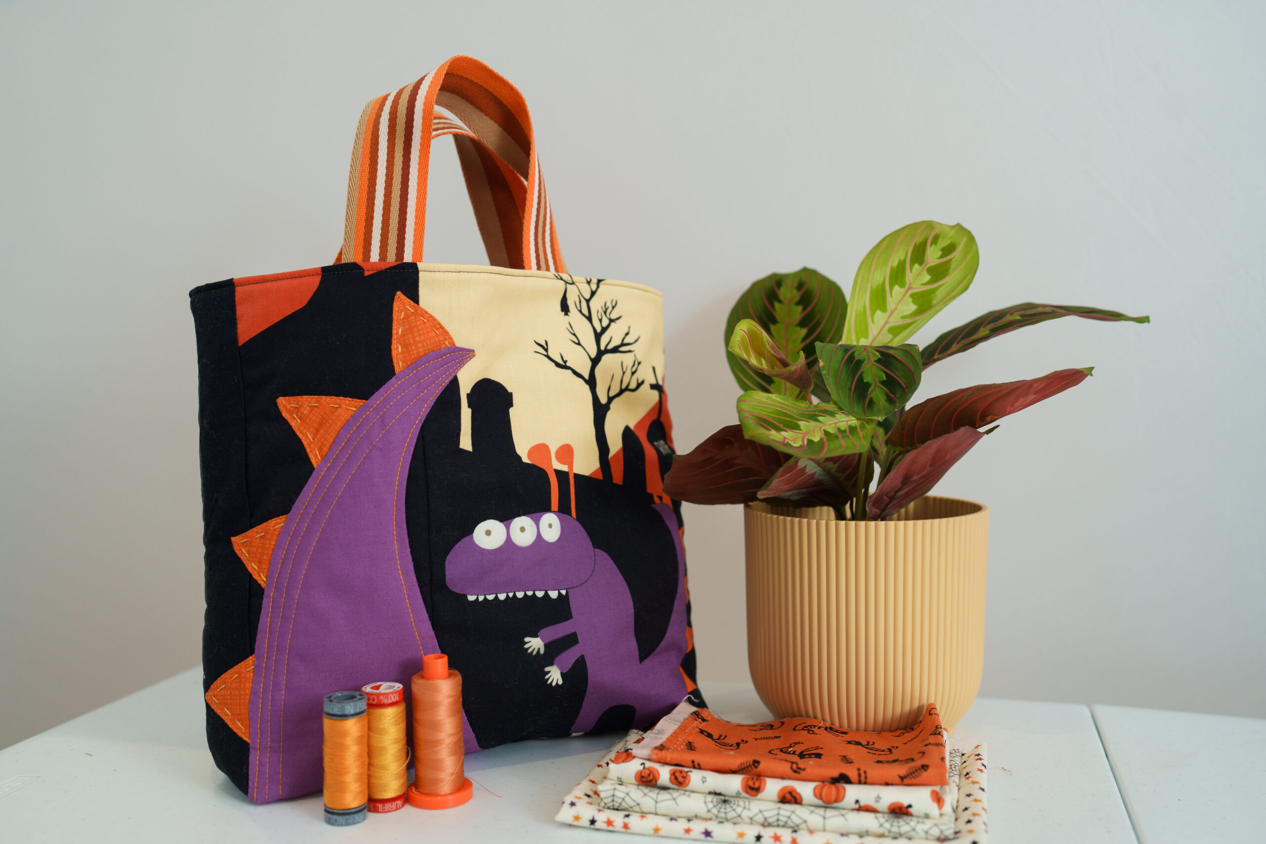 Trick-or-treat in style with Beggar’s Night tote bags