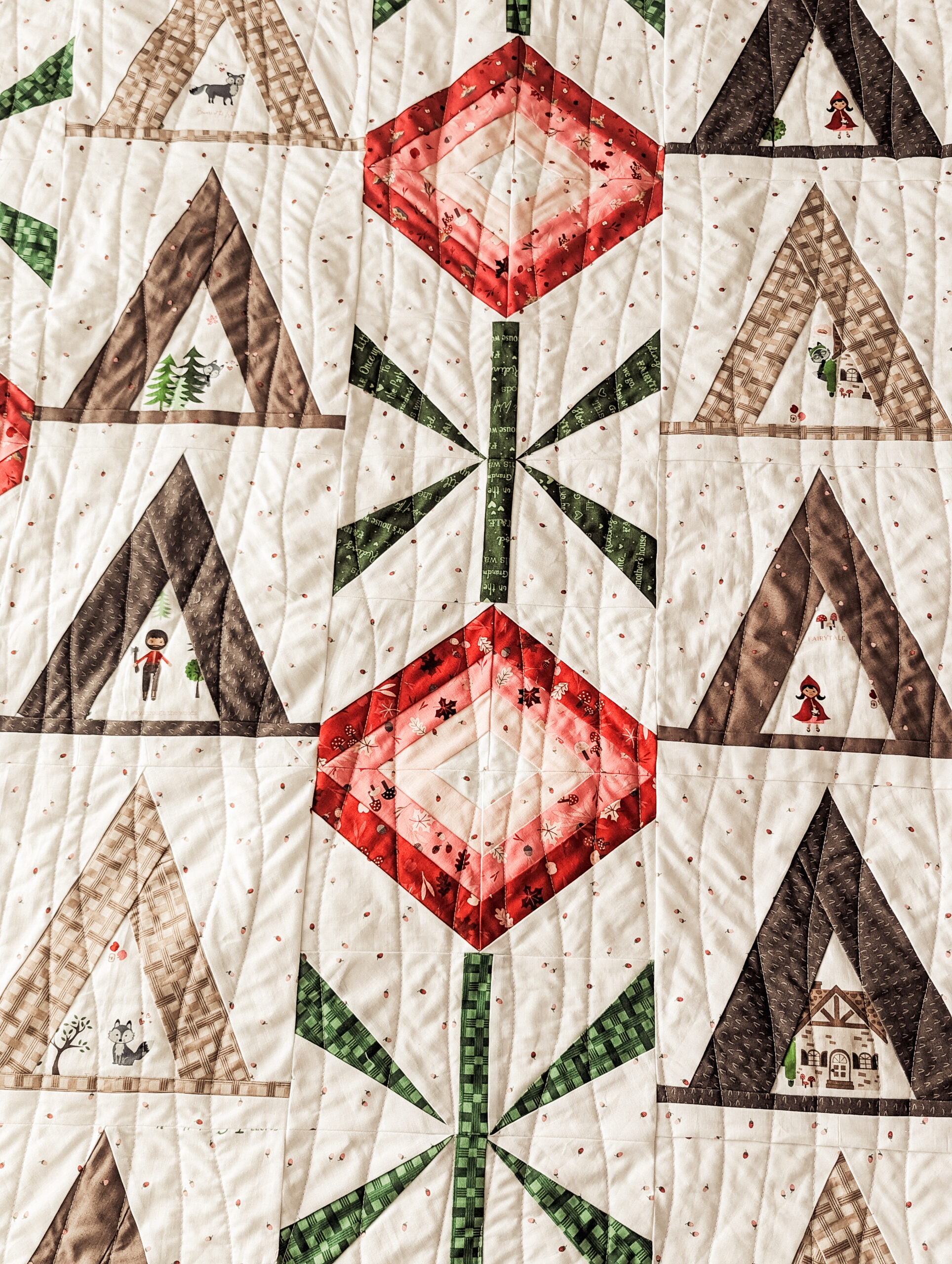 Pleasant Prairie FPP Blocks with To Grandmother's House