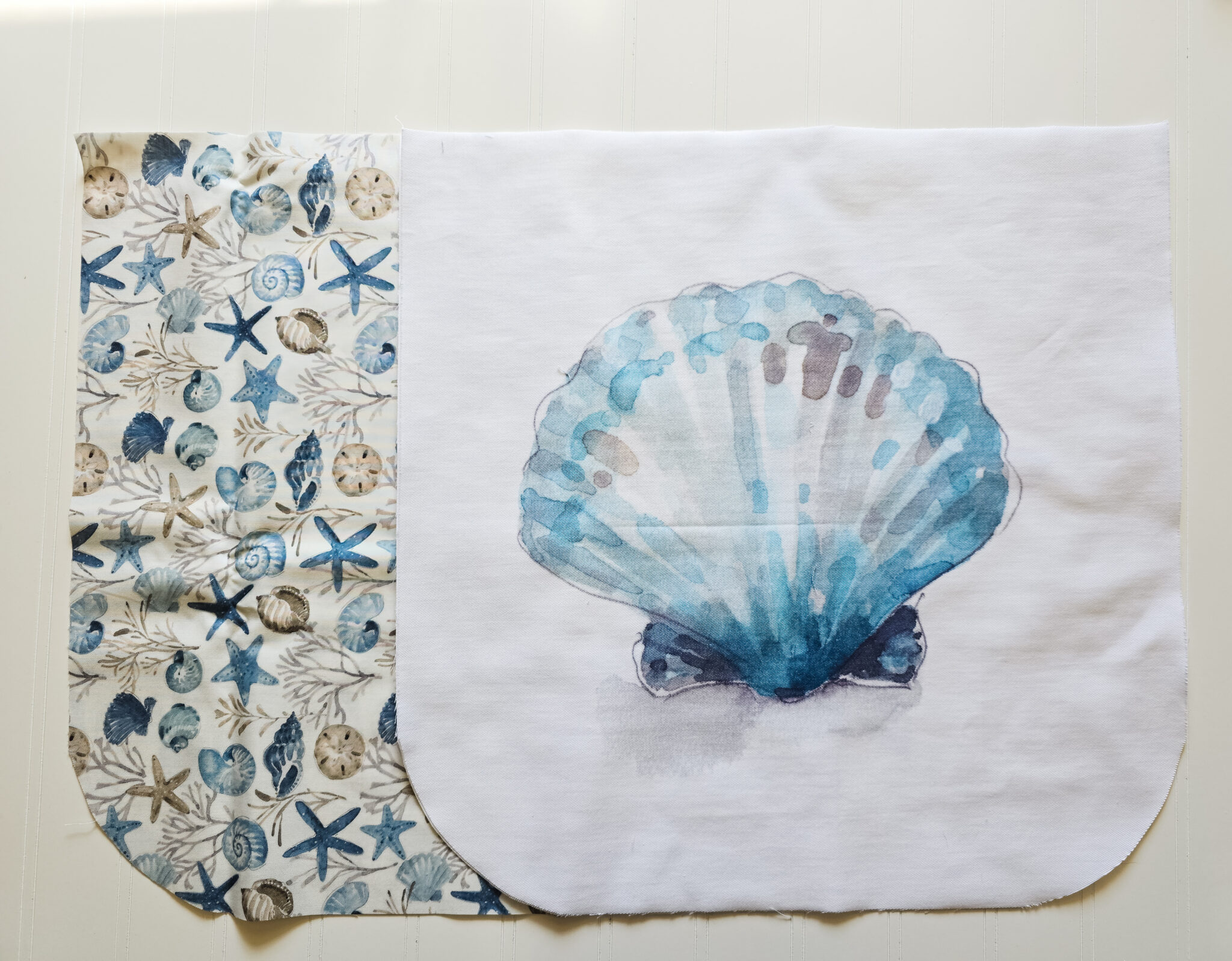 Perfect Beach Theme Tote Bag with Blue Escape Coastal Panel