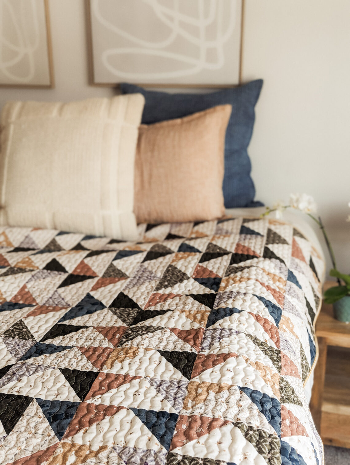 Headed Home Quilt With Dancing Daisies