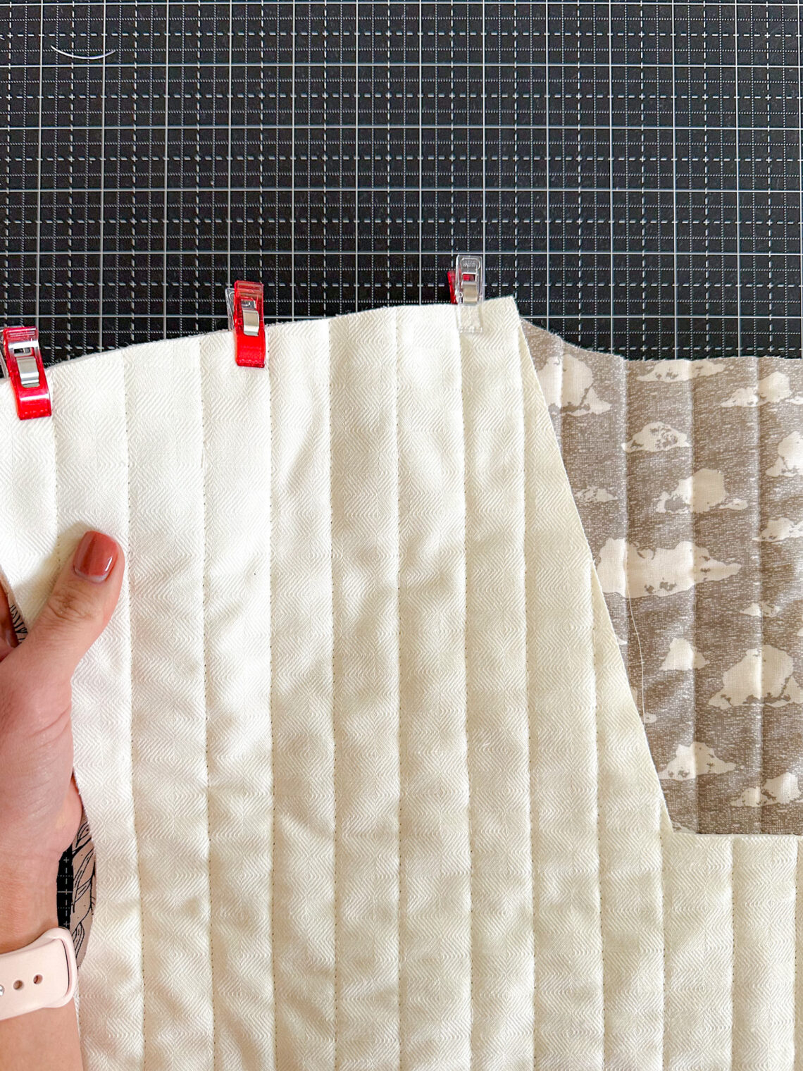 DIY Quilted Hoodie - FREE downloadable templates!