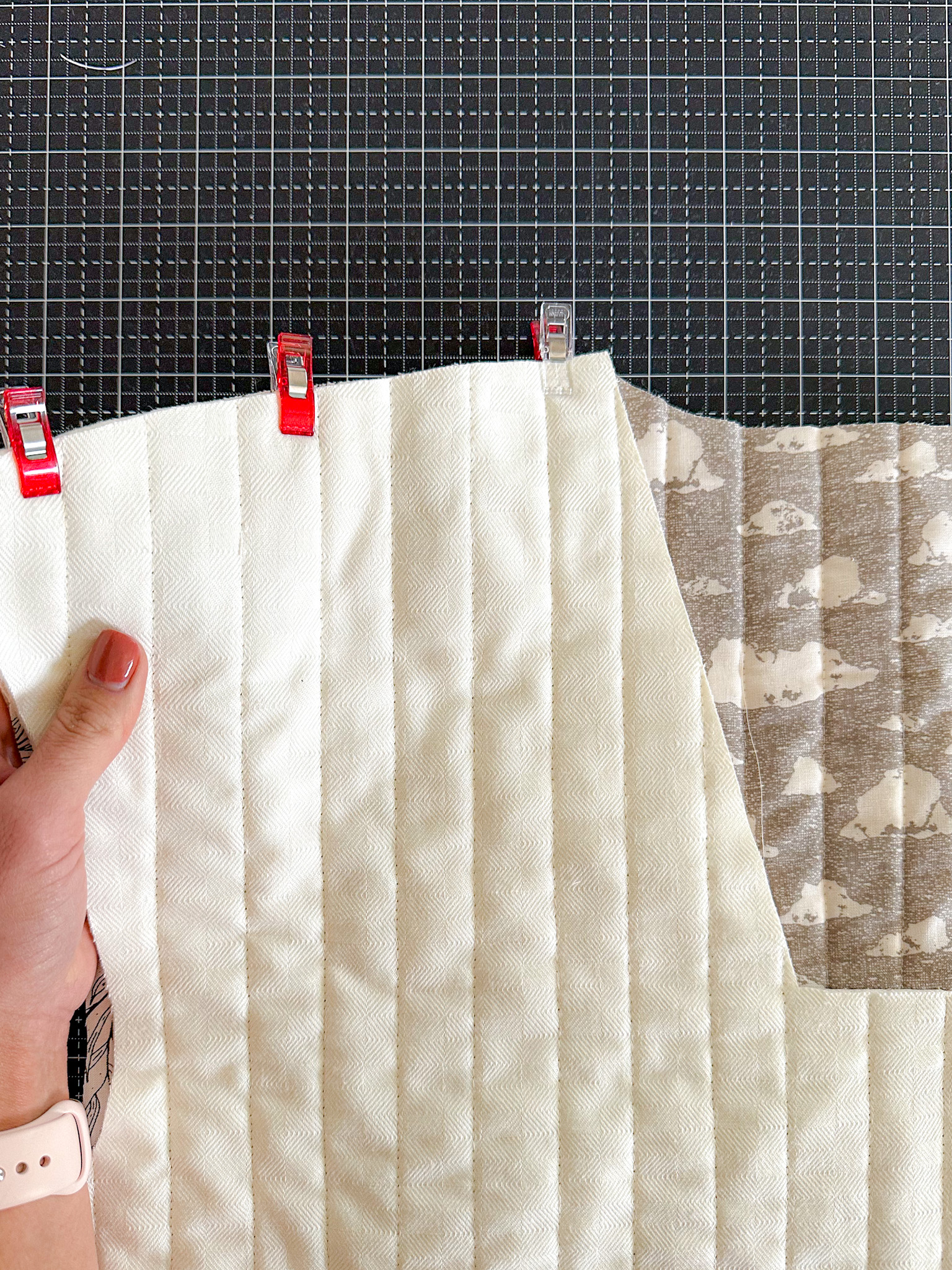 DIY Quilted Hoodie - FREE downloadable templates!