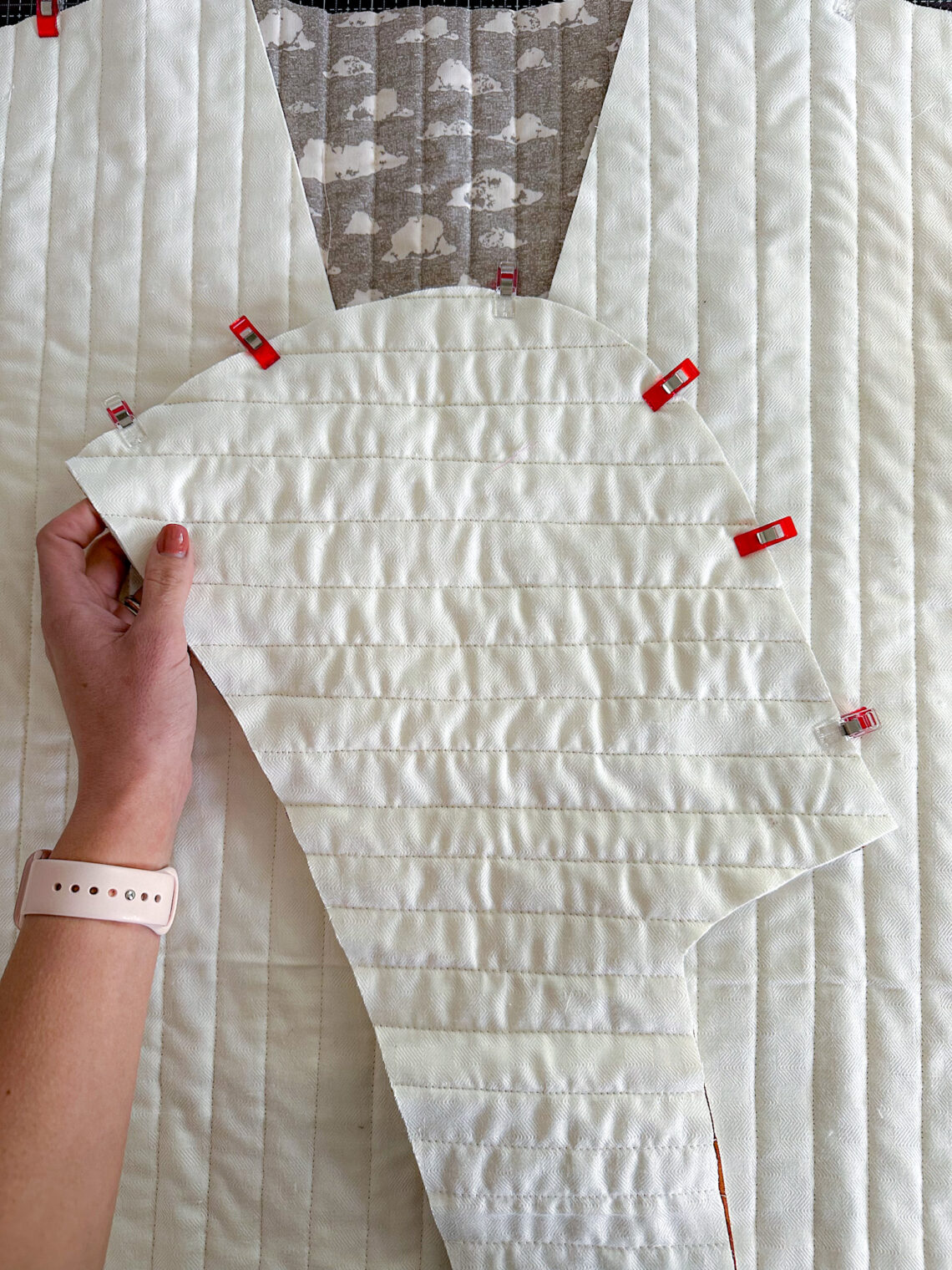 DIY Quilted Hoodie - FREE downloadable templates!