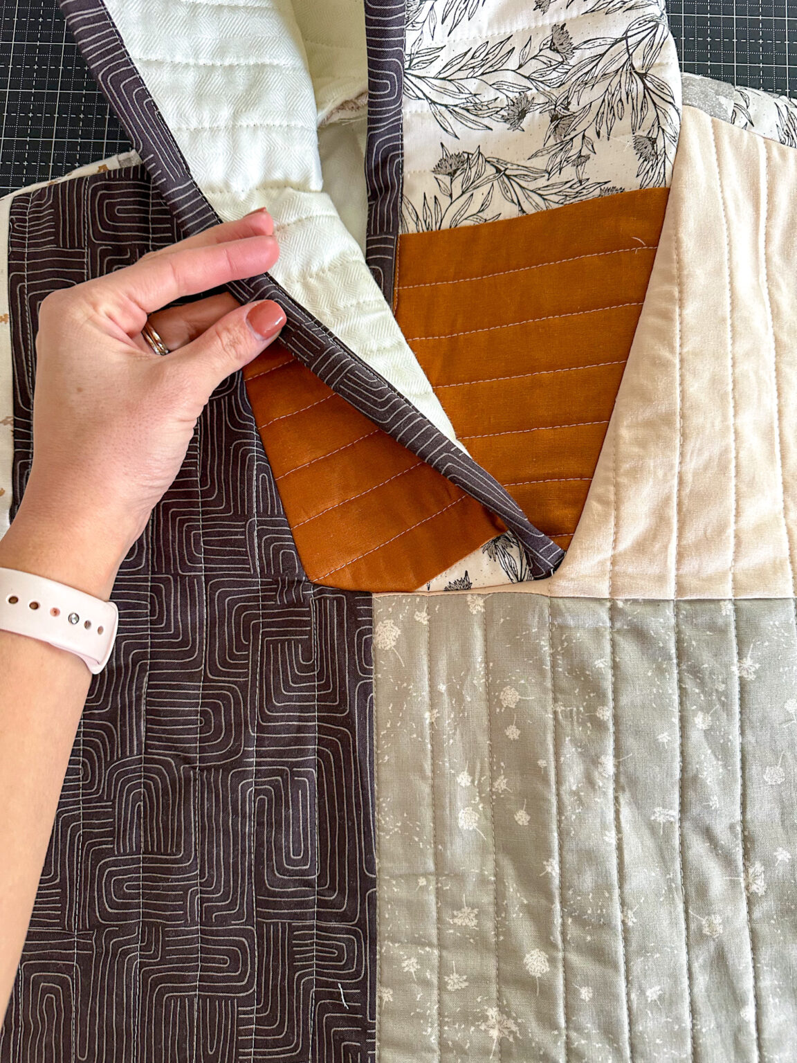 DIY Quilted Hoodie - FREE downloadable templates!