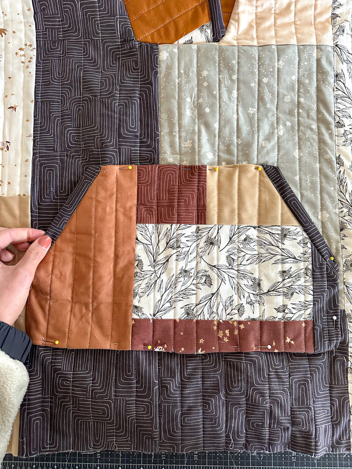 DIY Quilted Hoodie - FREE downloadable templates!