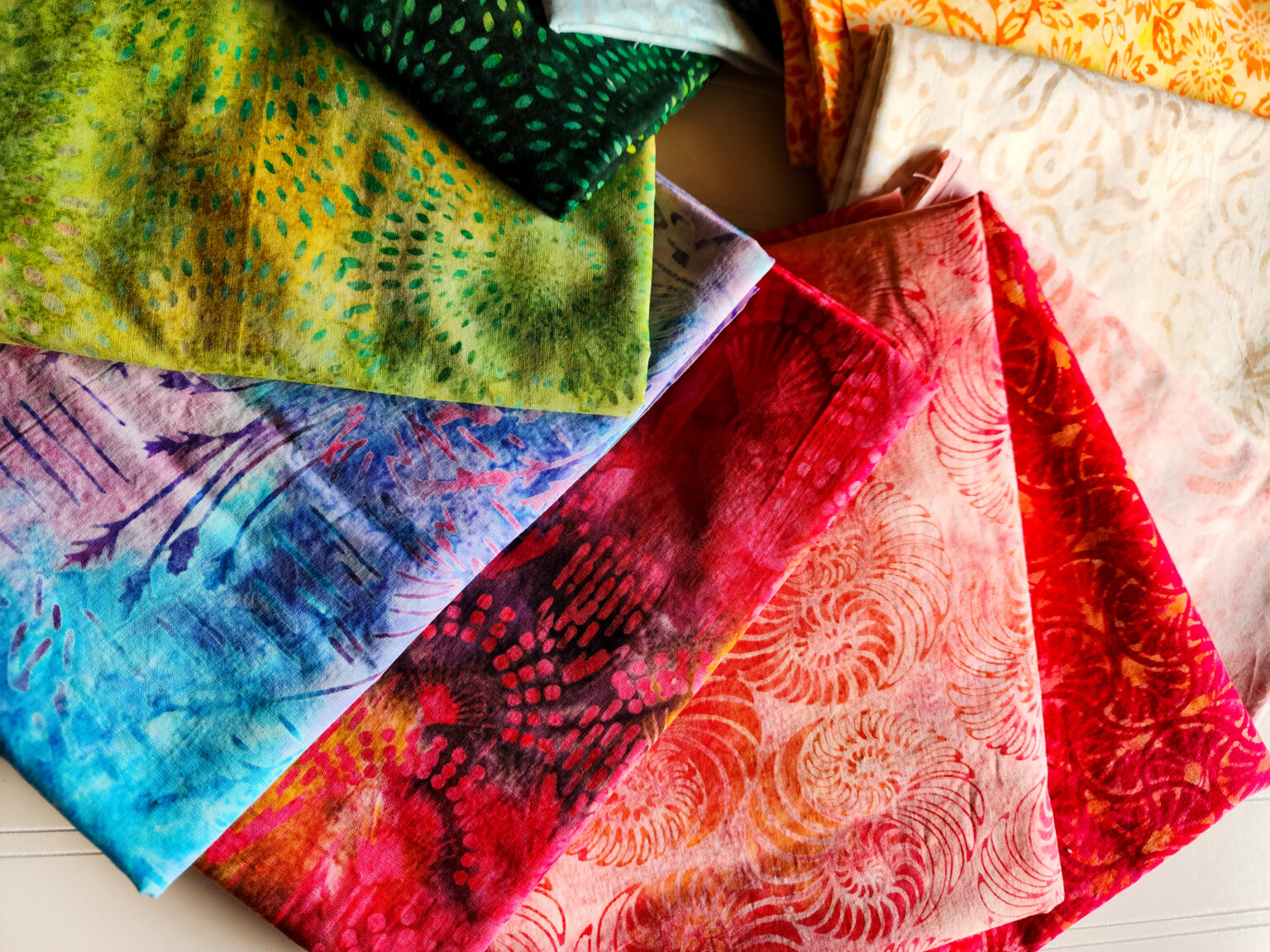 Hourglass Quilt with Expression Batik