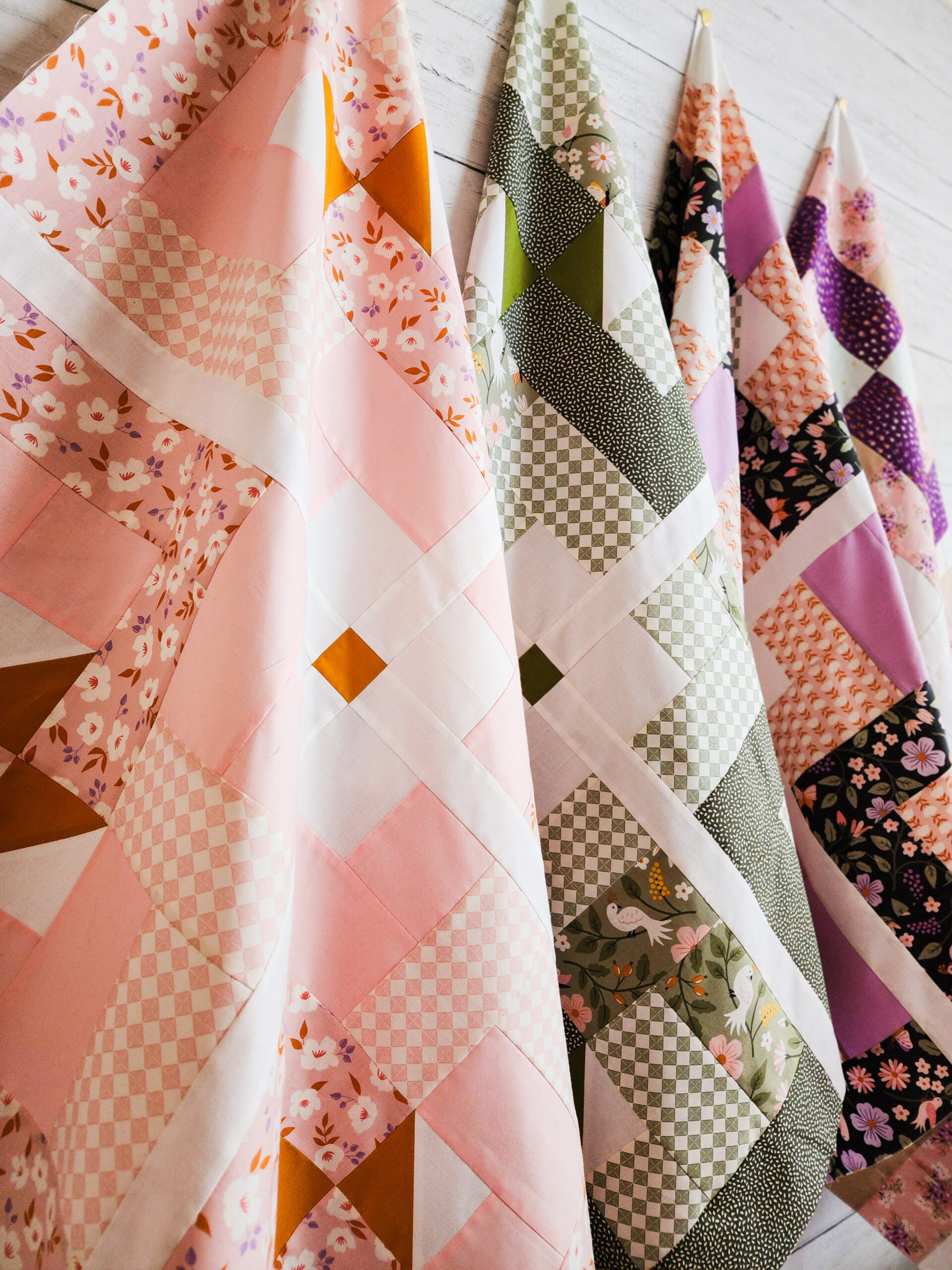 A Modern Spin on Traditional Log Cabin Block