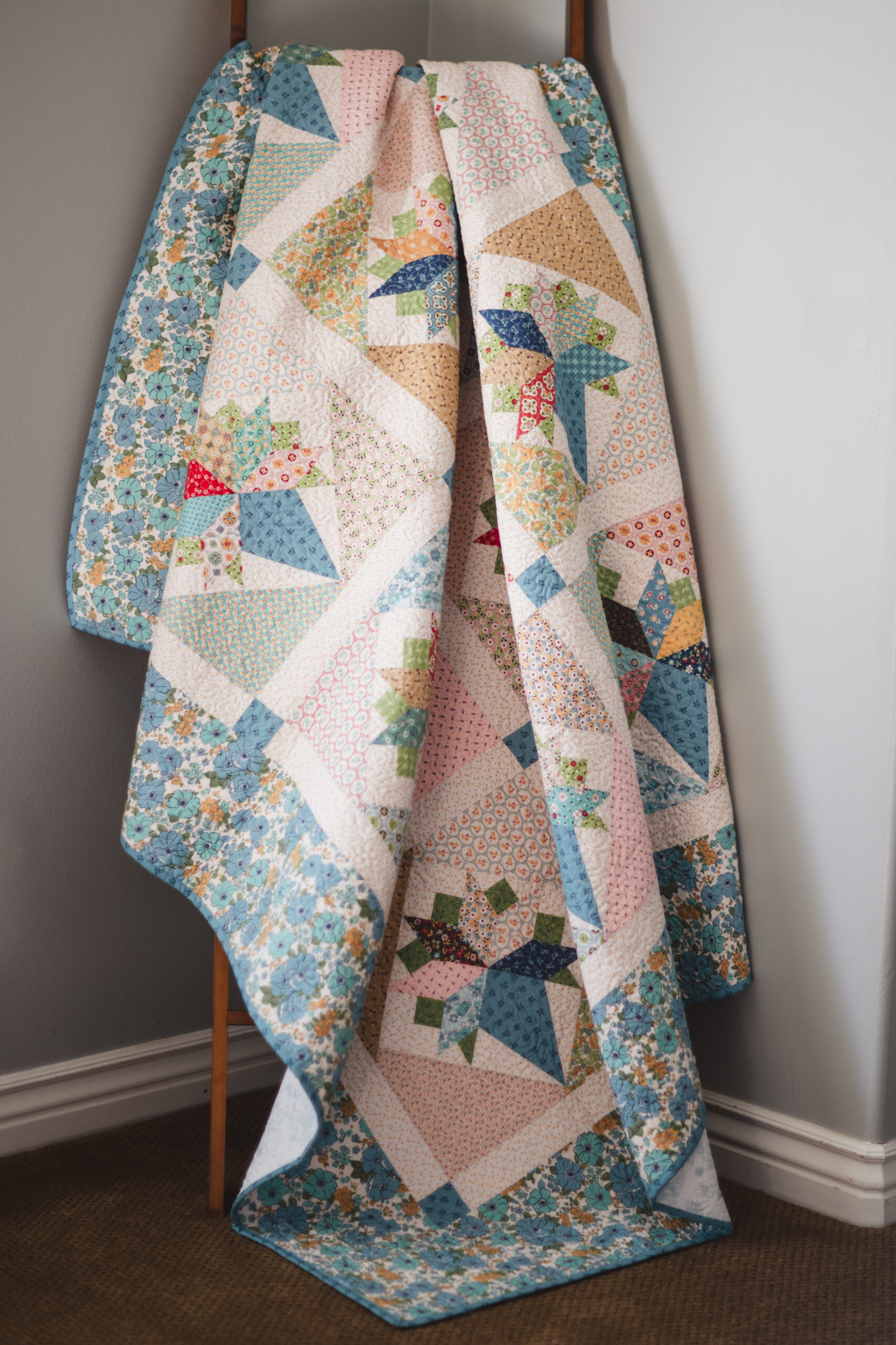 Spring Bouquets Quilt Kit from Lori Holt