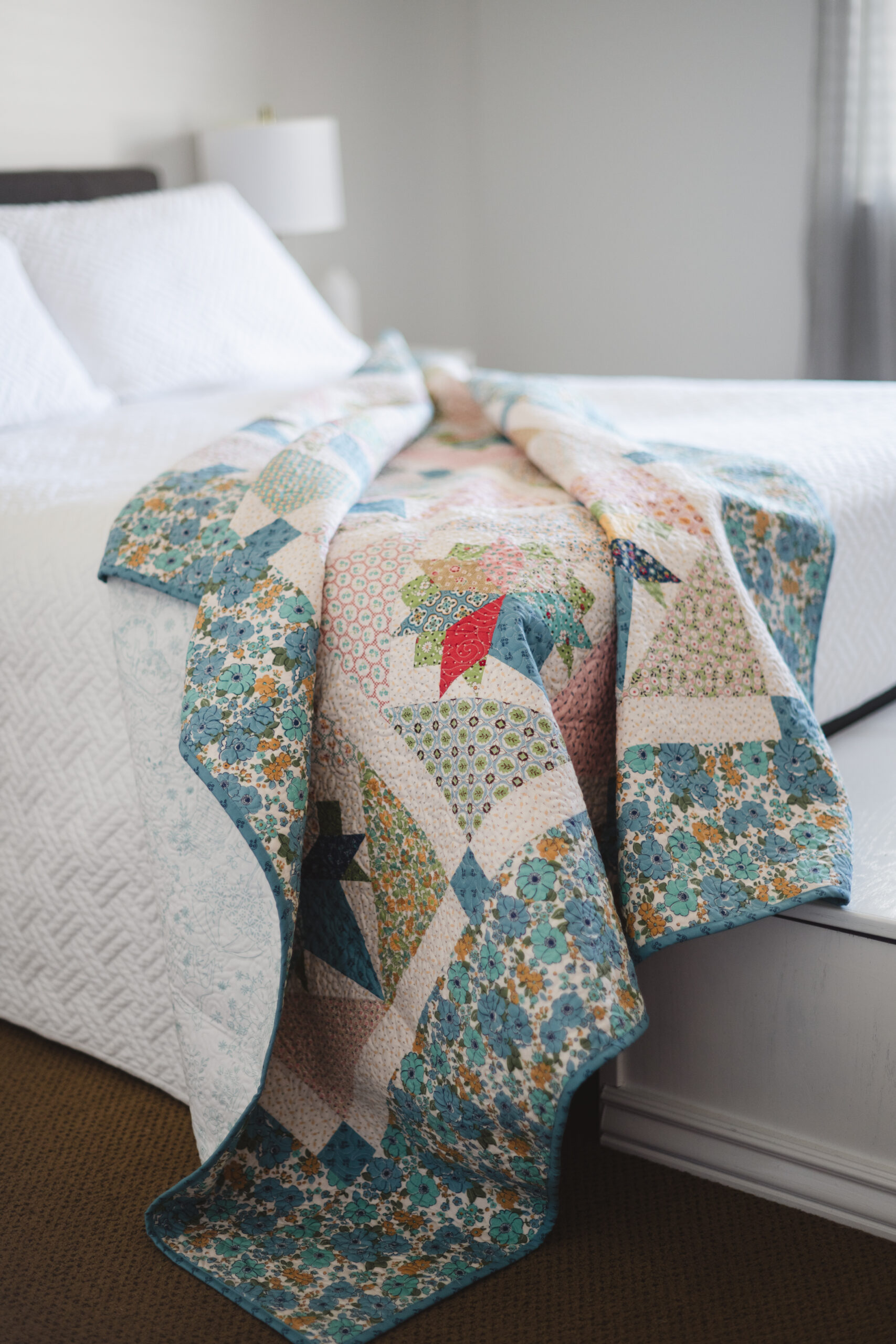 Spring Bouquets Quilt Kit from Lori Holt