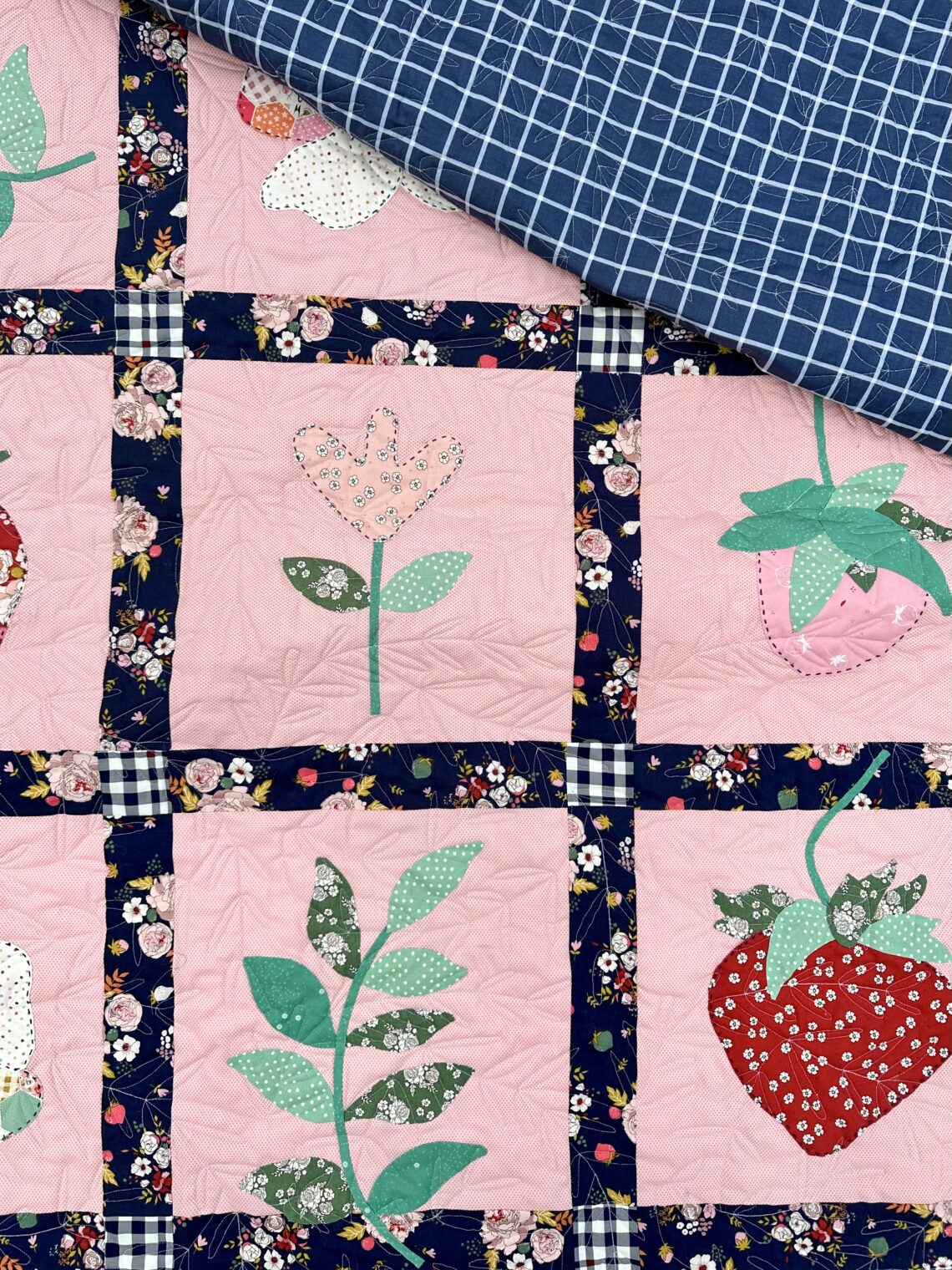 Sara's Appliqué Quilt with BloomBerry