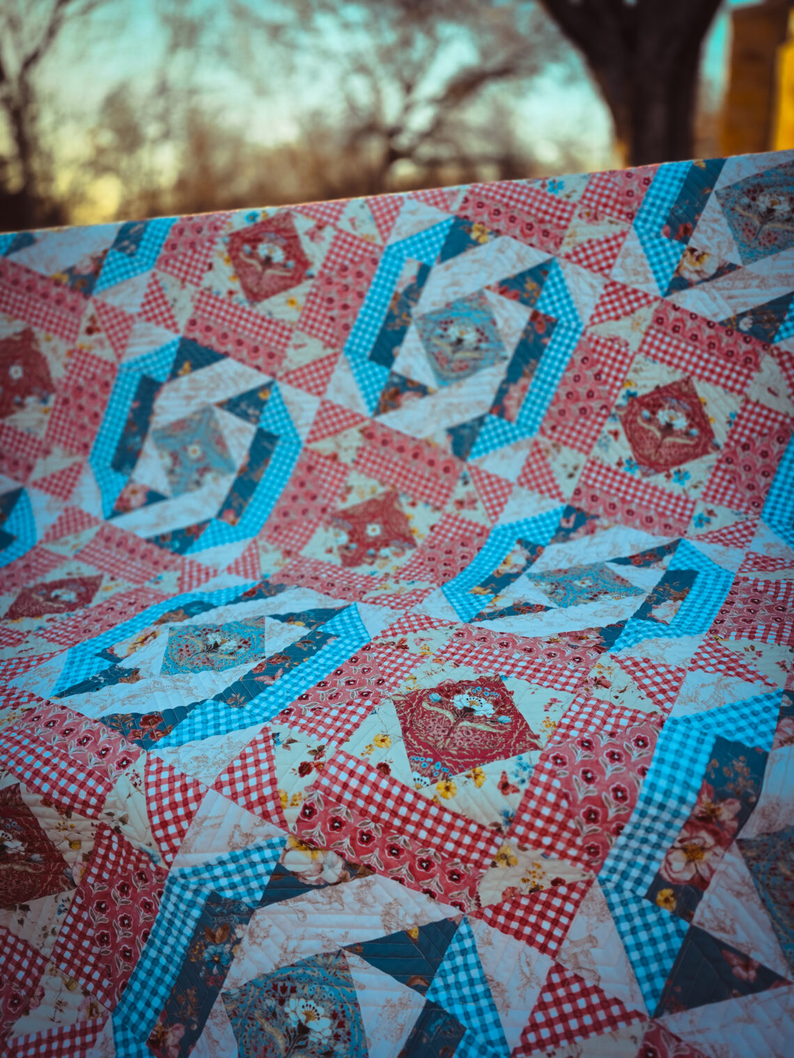 Perfect Quilt for Fussy Cutting with Countryside