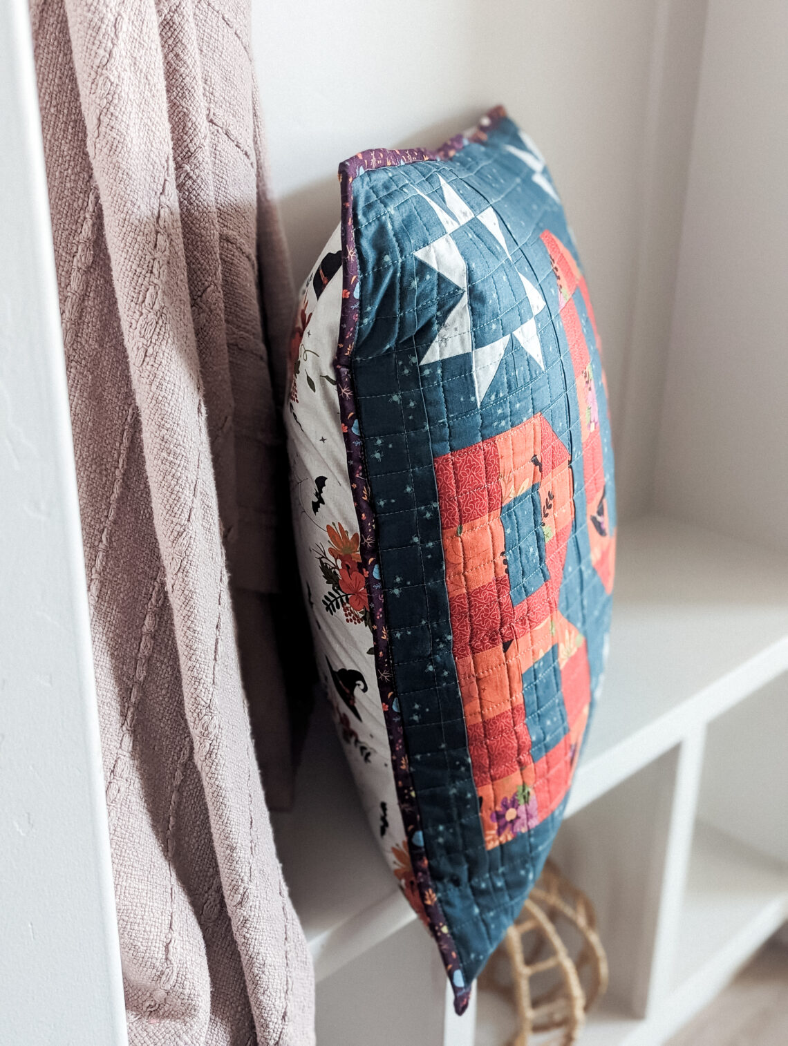 Little Witch - Boo Mini Quilt + Pillow