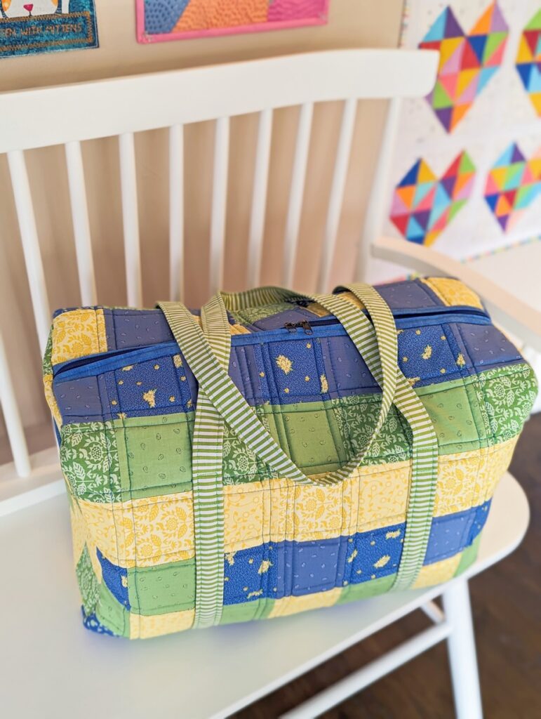 Patchwork Duffle with Sunny Skies