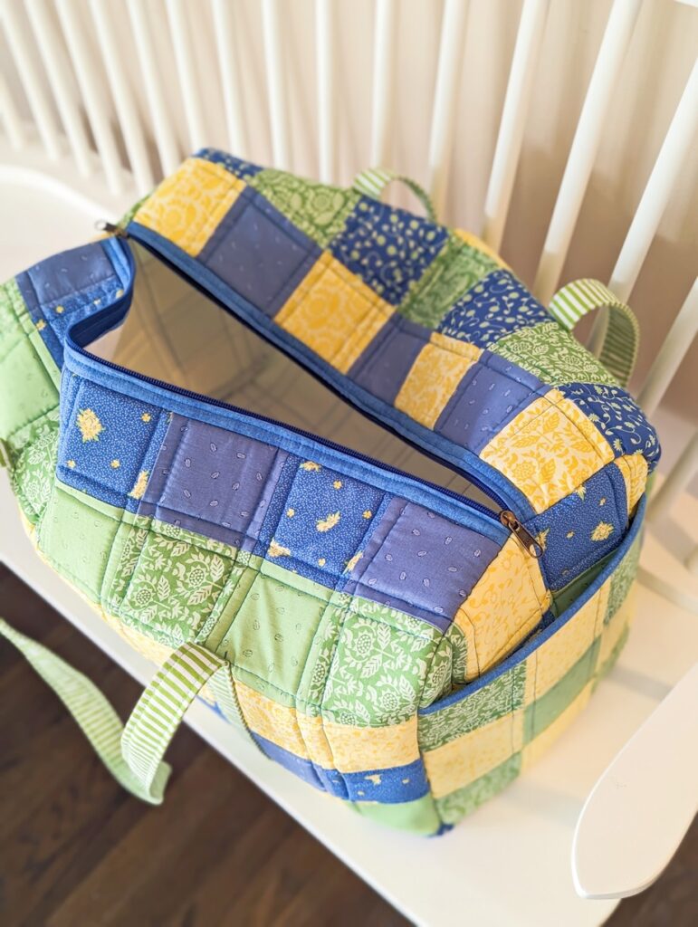 Patchwork Duffle with Sunny Skies