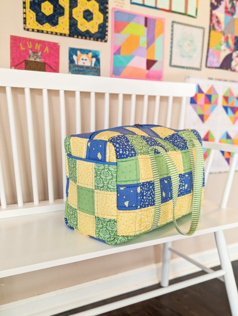 Patchwork Duffle with Sunny Skies