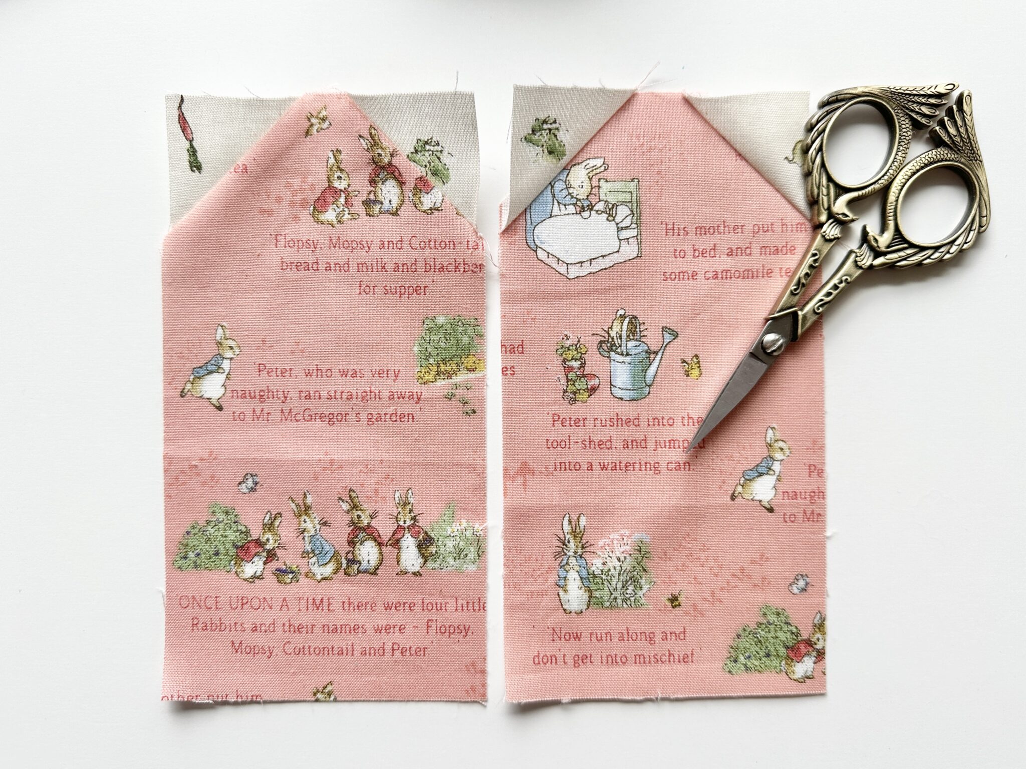 A New Quilt Pattern with The Tale of Peter Rabbit
