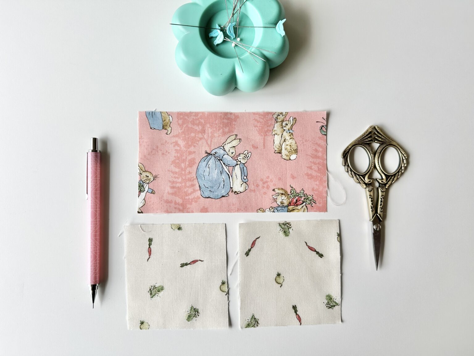 A New Quilt Pattern with The Tale of Peter Rabbit