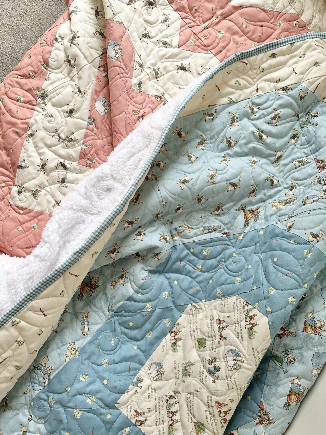 A New Quilt Pattern with The Tale of Peter Rabbit