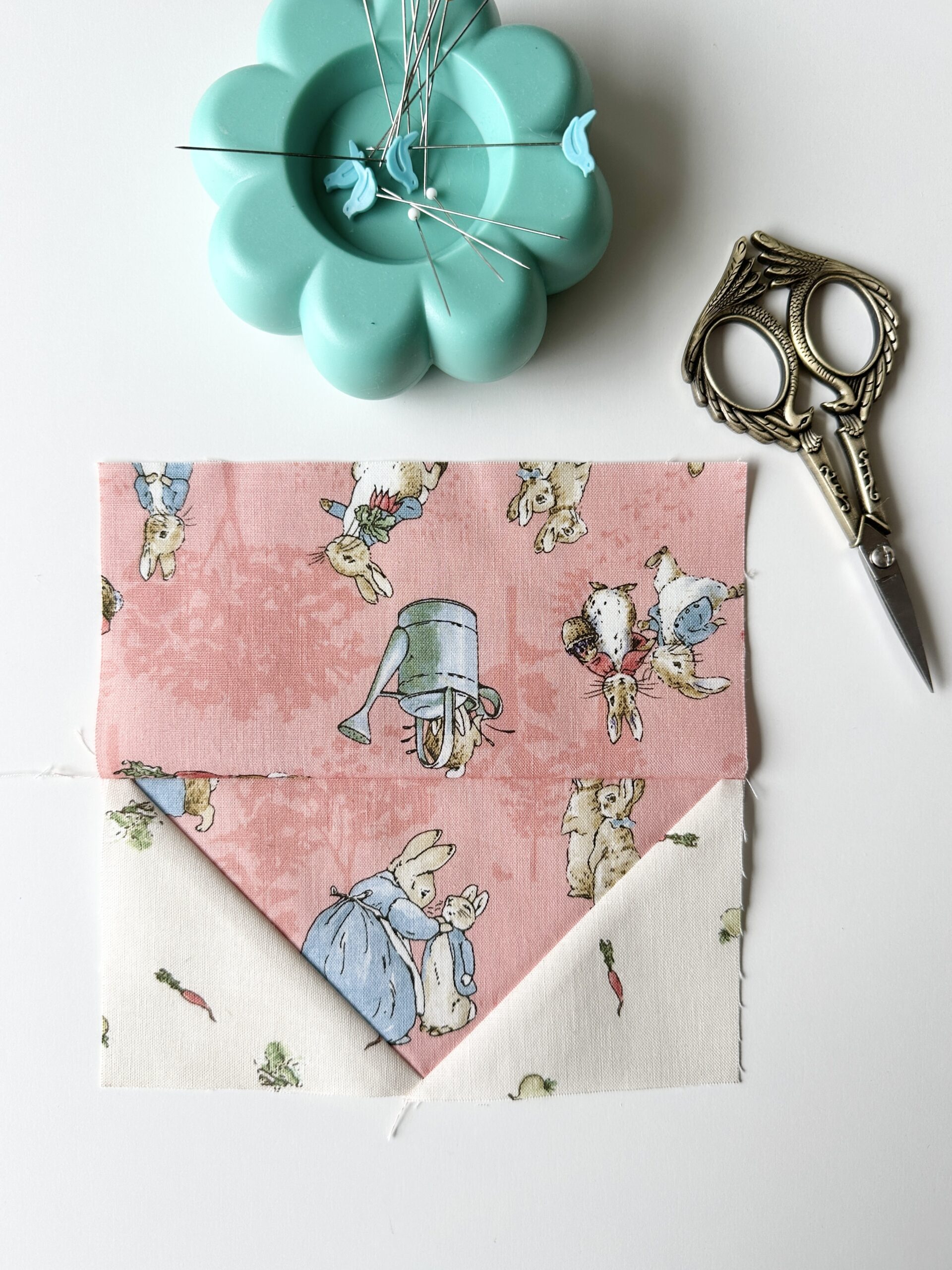 A New Quilt Pattern with The Tale of Peter Rabbit
