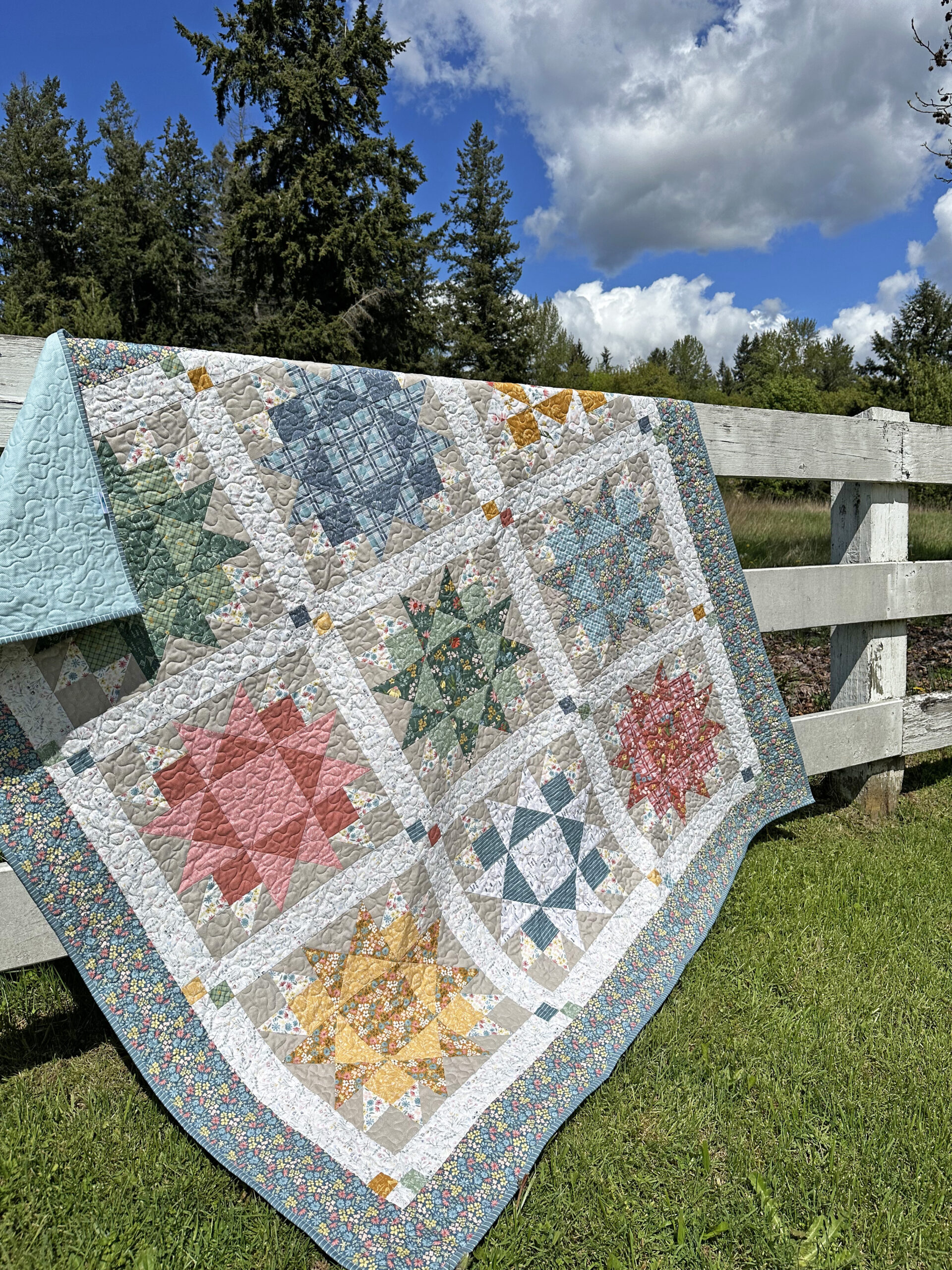 The Sunrise Quilt with Albion by Amy Smart