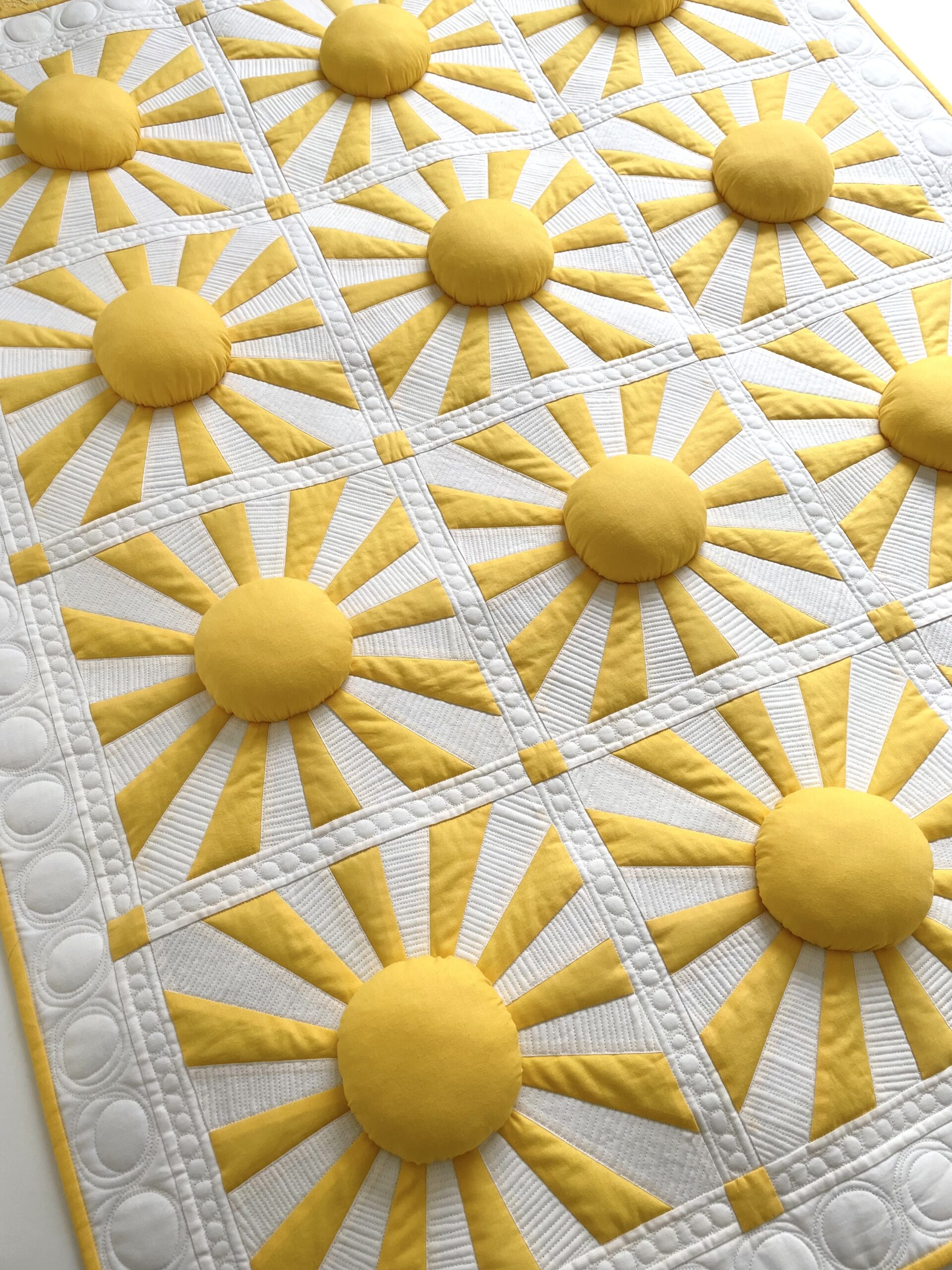 The Sunshine Puff Quilt Pattern
