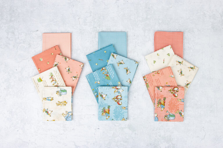 The Tales of Peter Rabbit- Patchwork Ruffle Baby Quilt
