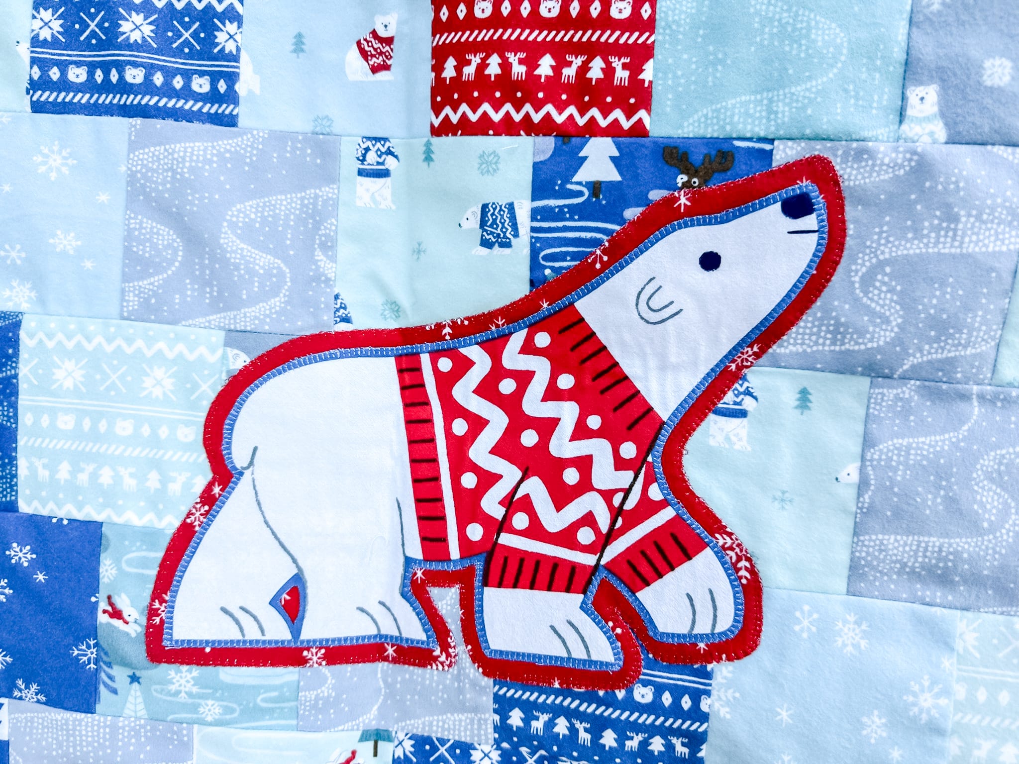 Northern Lights Flannel Quilt